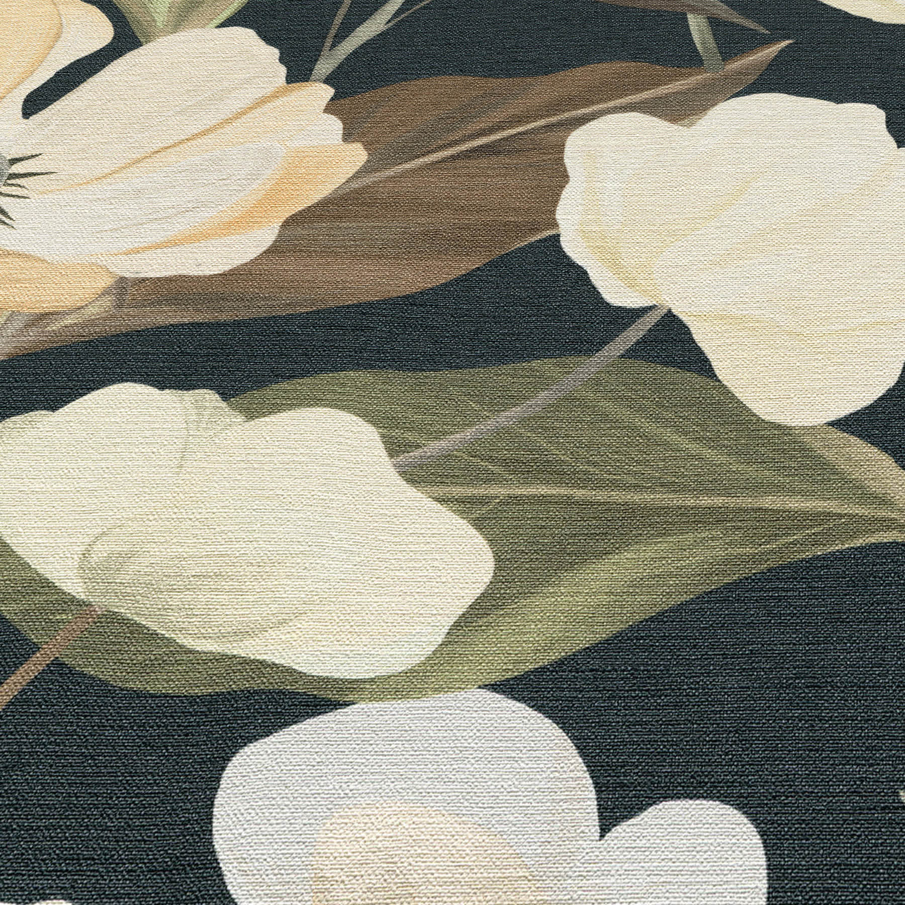 Veer Decor Fairy Blossom Black Wallpaper in the Wallpaper department at ...