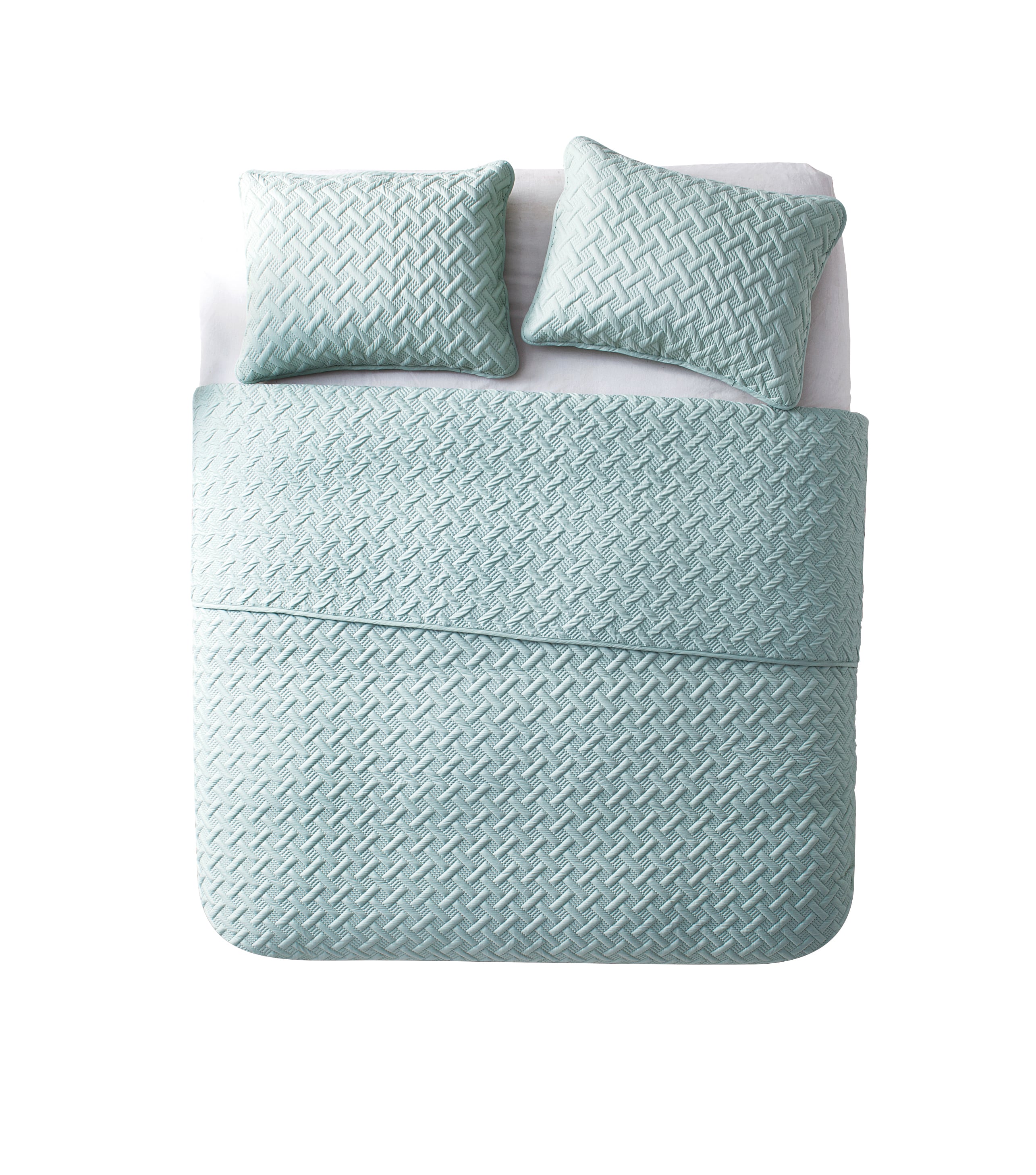 VCNY Home Nina 3 -Piece Blue Queen Quilt Set in the Bedding Sets ...