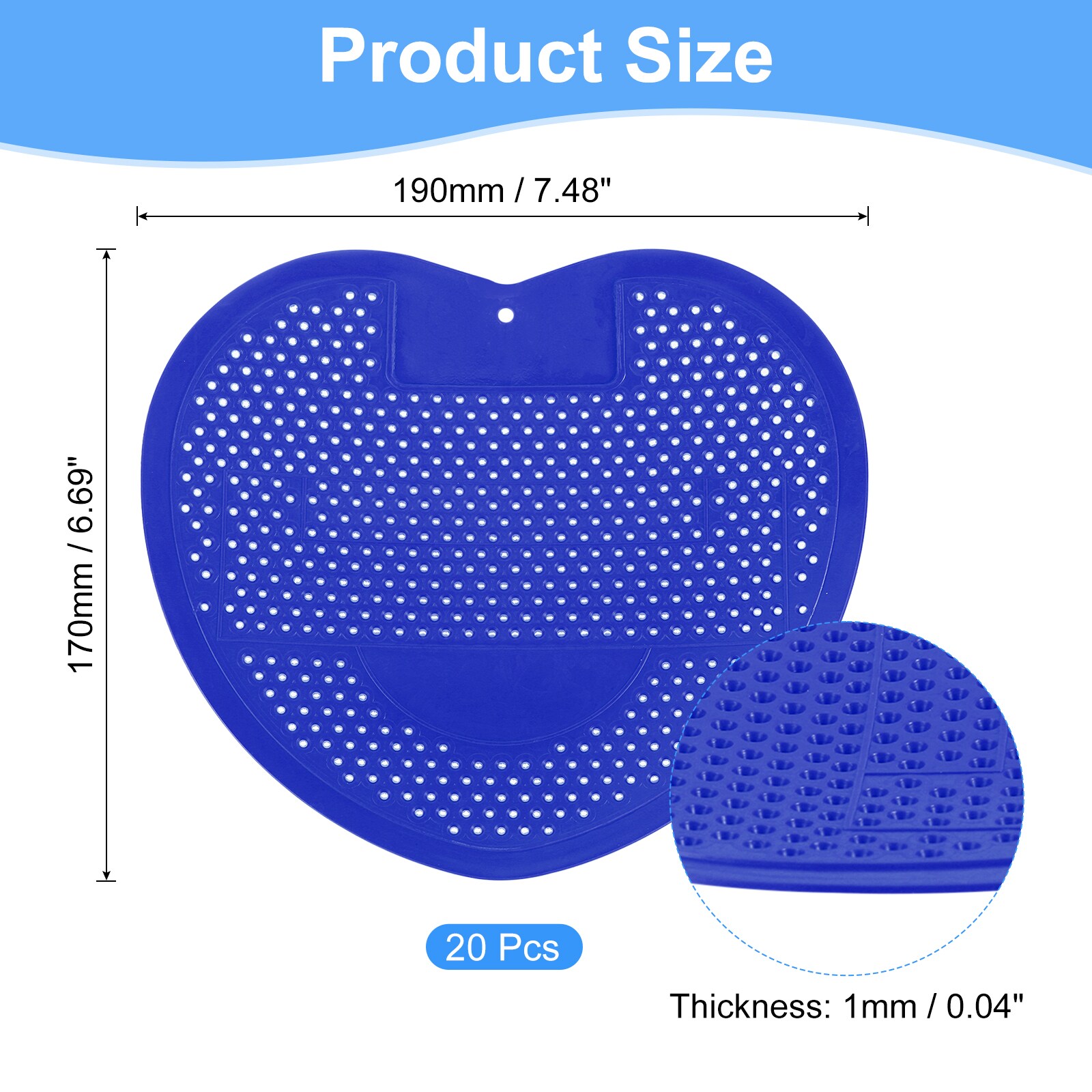 Unique Bargains 20pcs Urinal Screen Deodorizer Anti-Clogging Scented ...