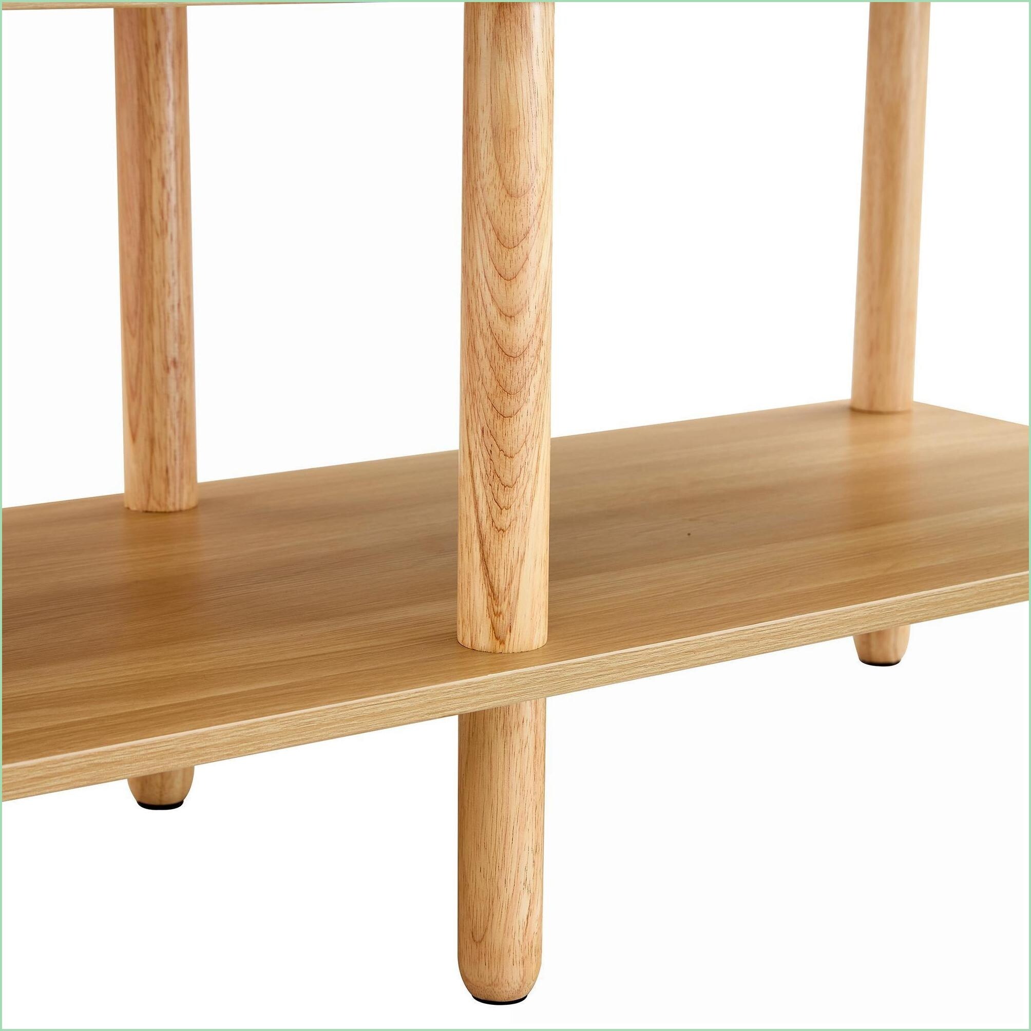 Watnature Industrial Walnut Coffee Table for Living Room with ...