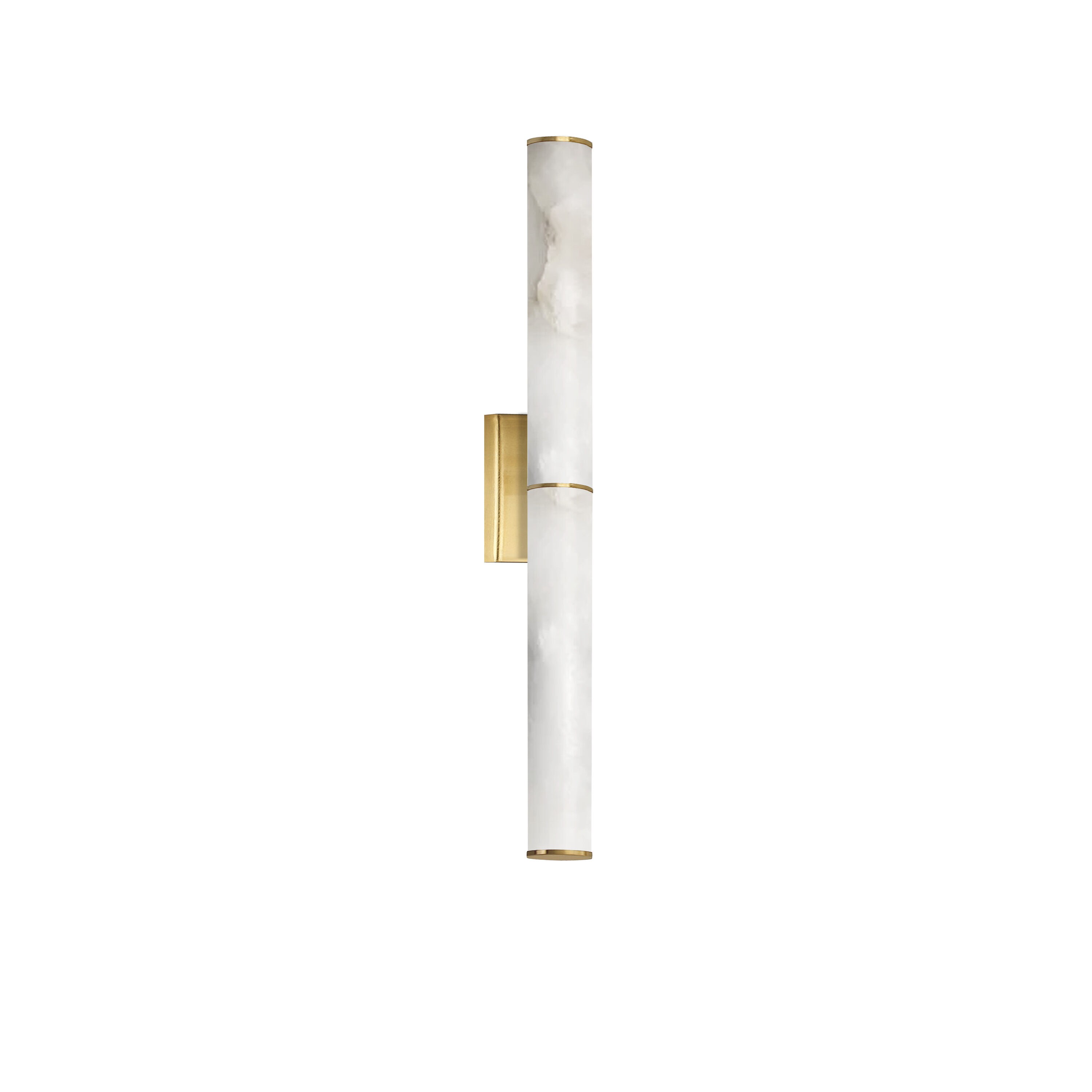 Dainolite Reuben 4.5-in W 1 -Light Brass Integrated LED Wall Sconce in ...