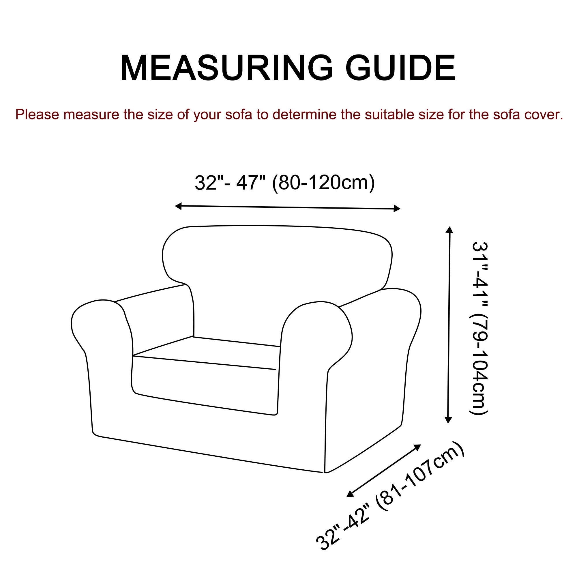 Unique Bargains Stretch Sofa Slipcover with Elastic Bottom 1-Piece Sofa ...