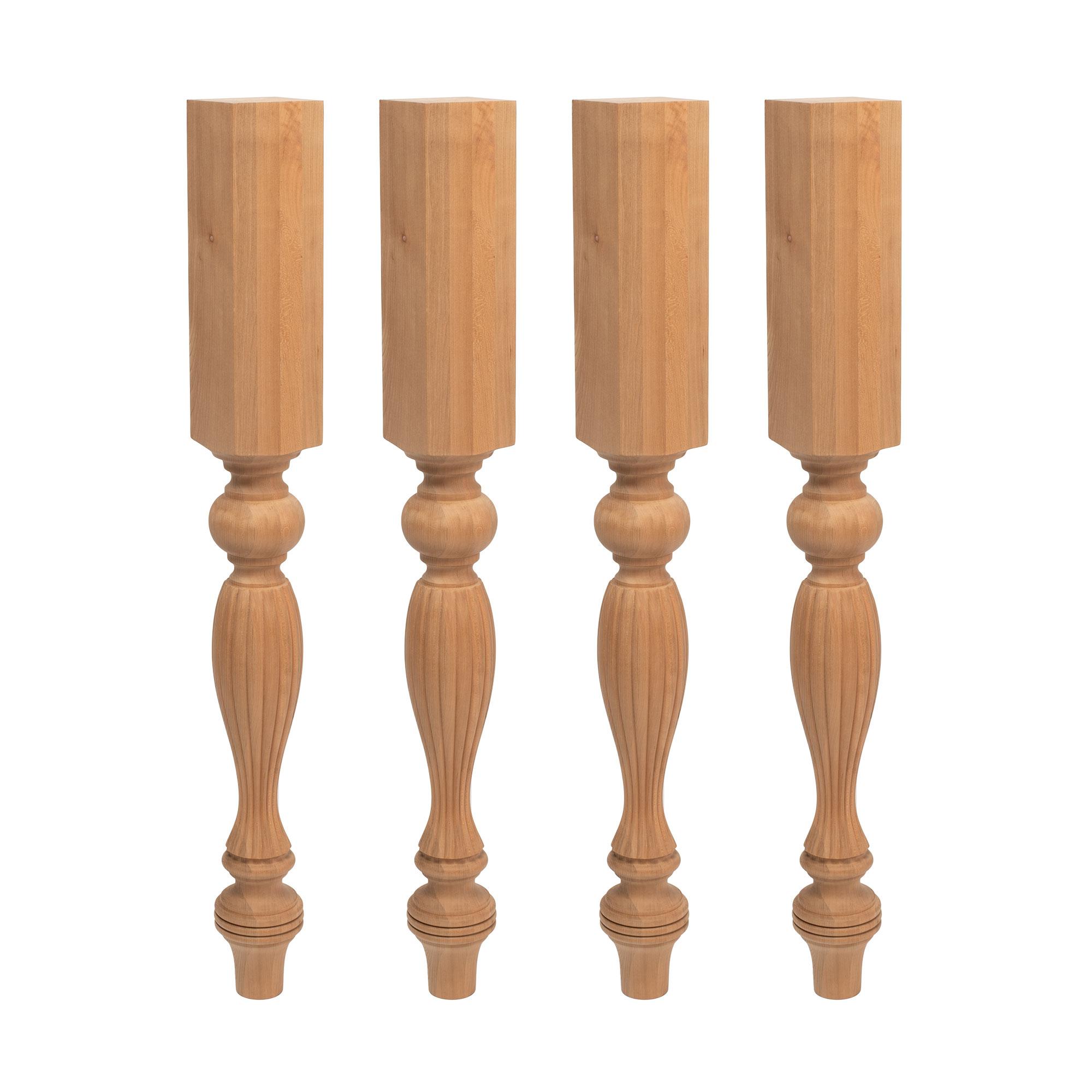 Architectural Products by Outwater 3.75 in x 35.25 in Traditional Cherry Table Leg in the Table Legs department at Lowes
