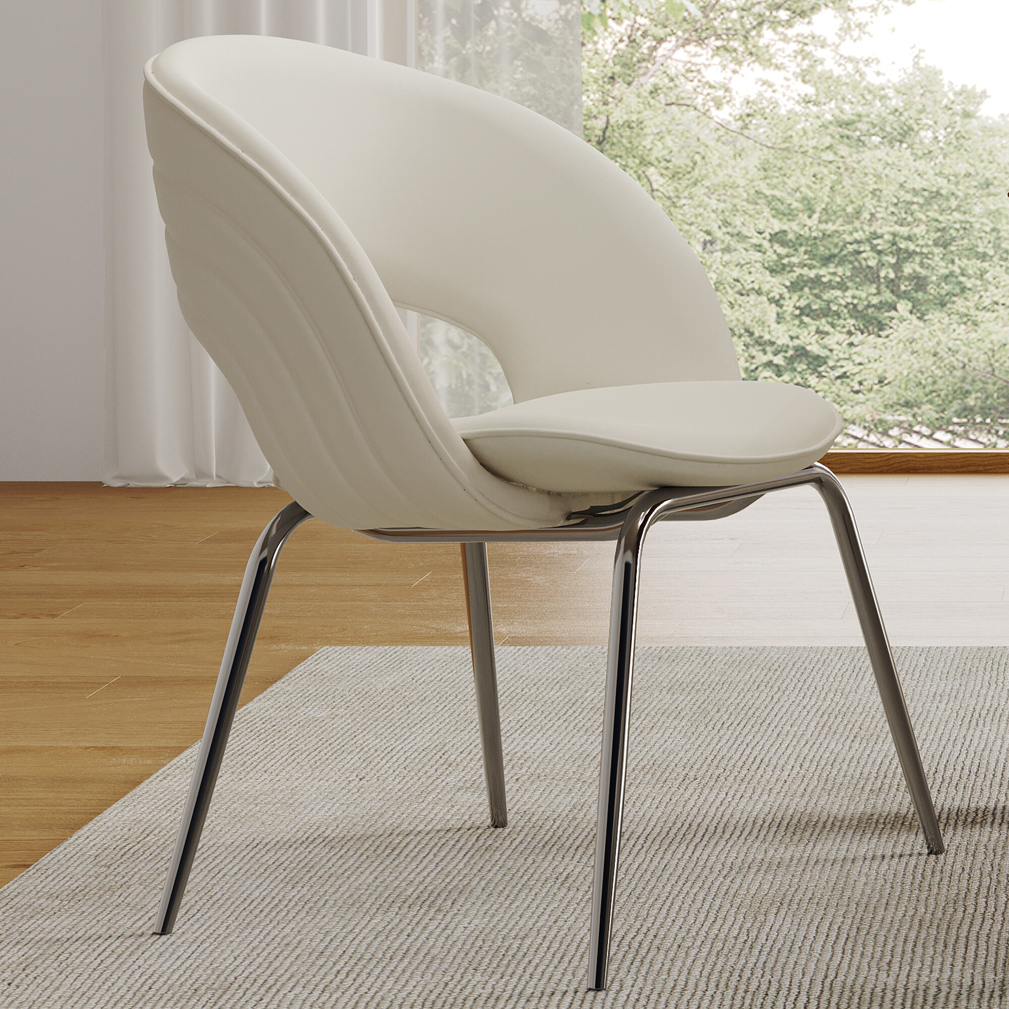 Eureka Ergonomic Modern Velvet Accent Chair Ergonomic Armless Side ...