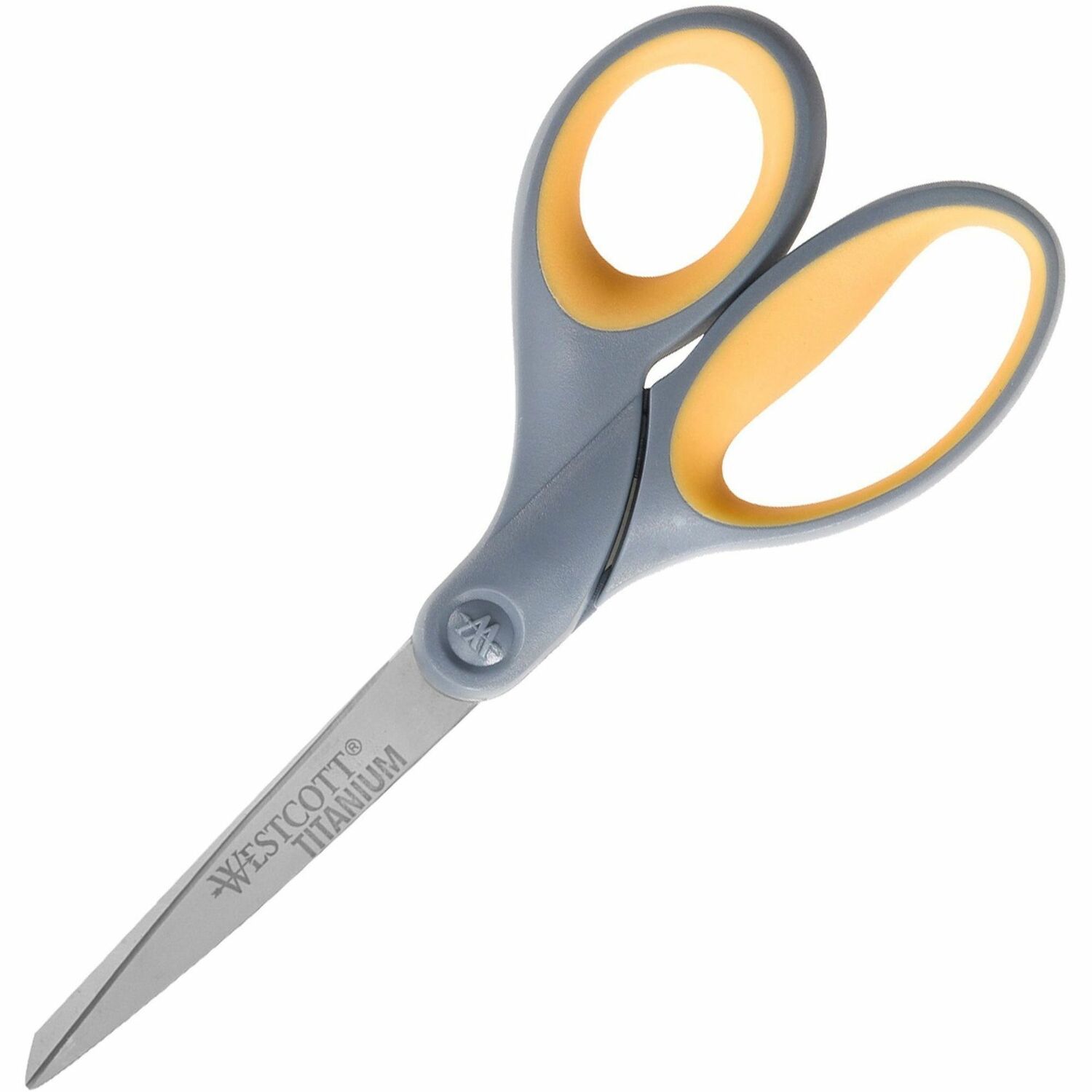 Westcott 7 Titanium Bonded Scissors in Gray/Yellow 3 Cutting Length in ...