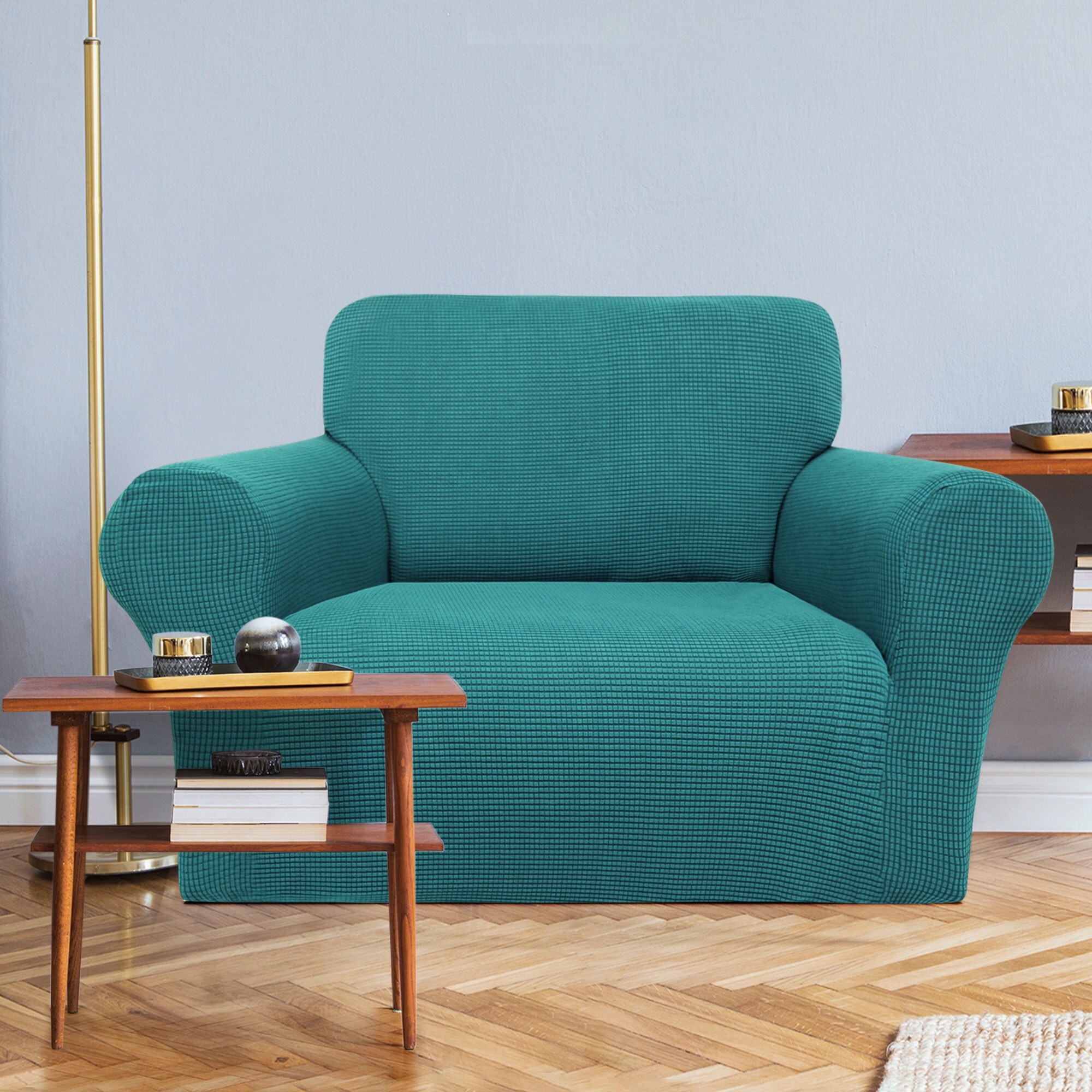 Unique Bargains Stretch Sofa Slipcover with Elastic Bottom 1-Piece Sofa ...
