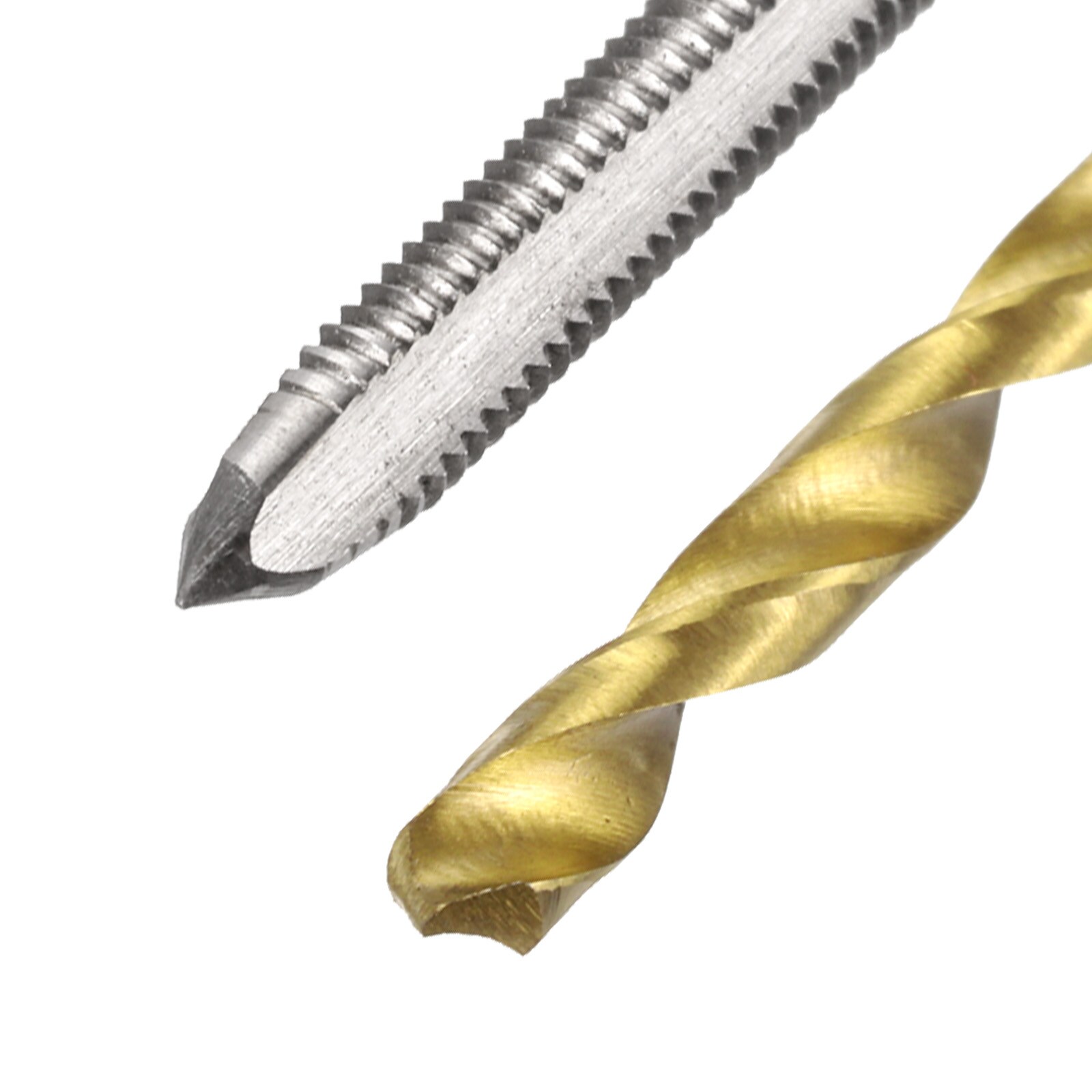 Unique Bargains Metric Tap and Drill Bit Set 2pcs M3 x 0.5 Straight ...