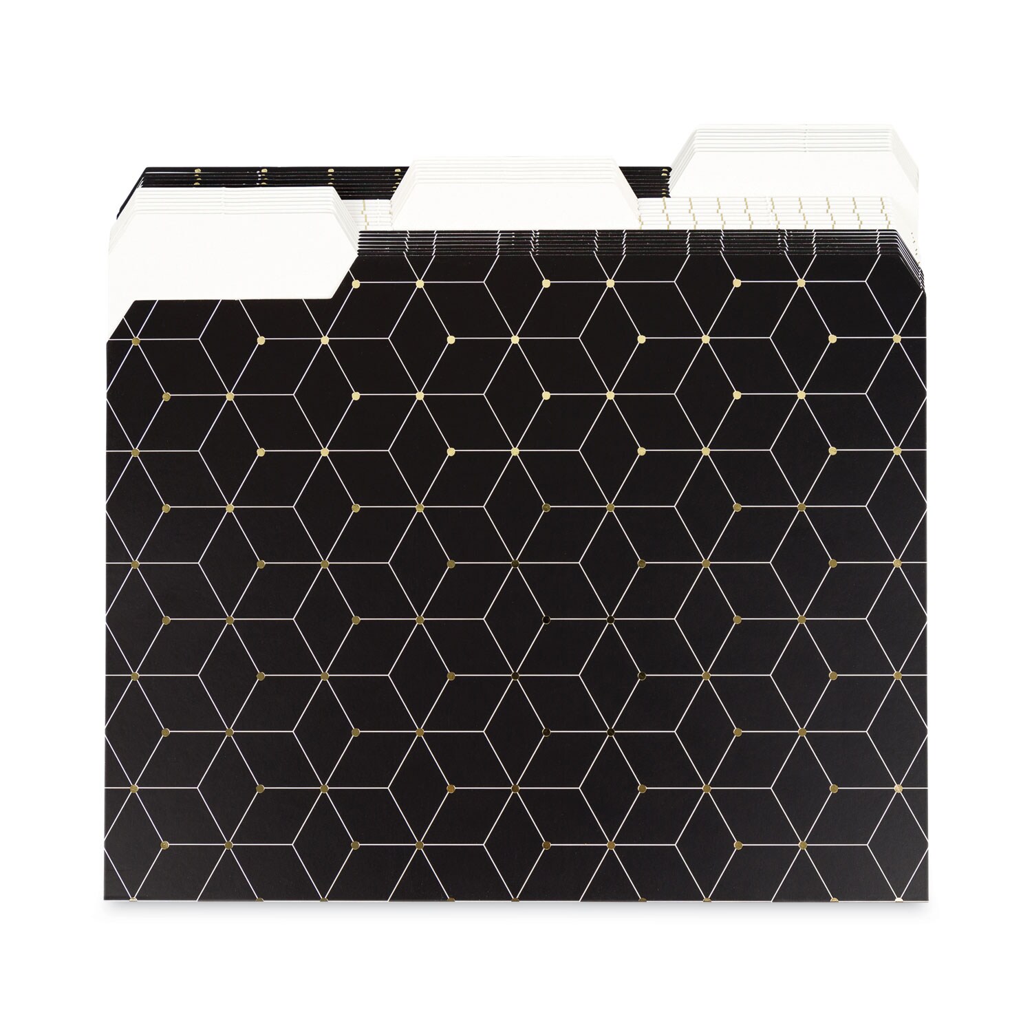 U Brands REMOVE - Fashion File Folders 1 3 Cut Tabs Assorted Letter ...