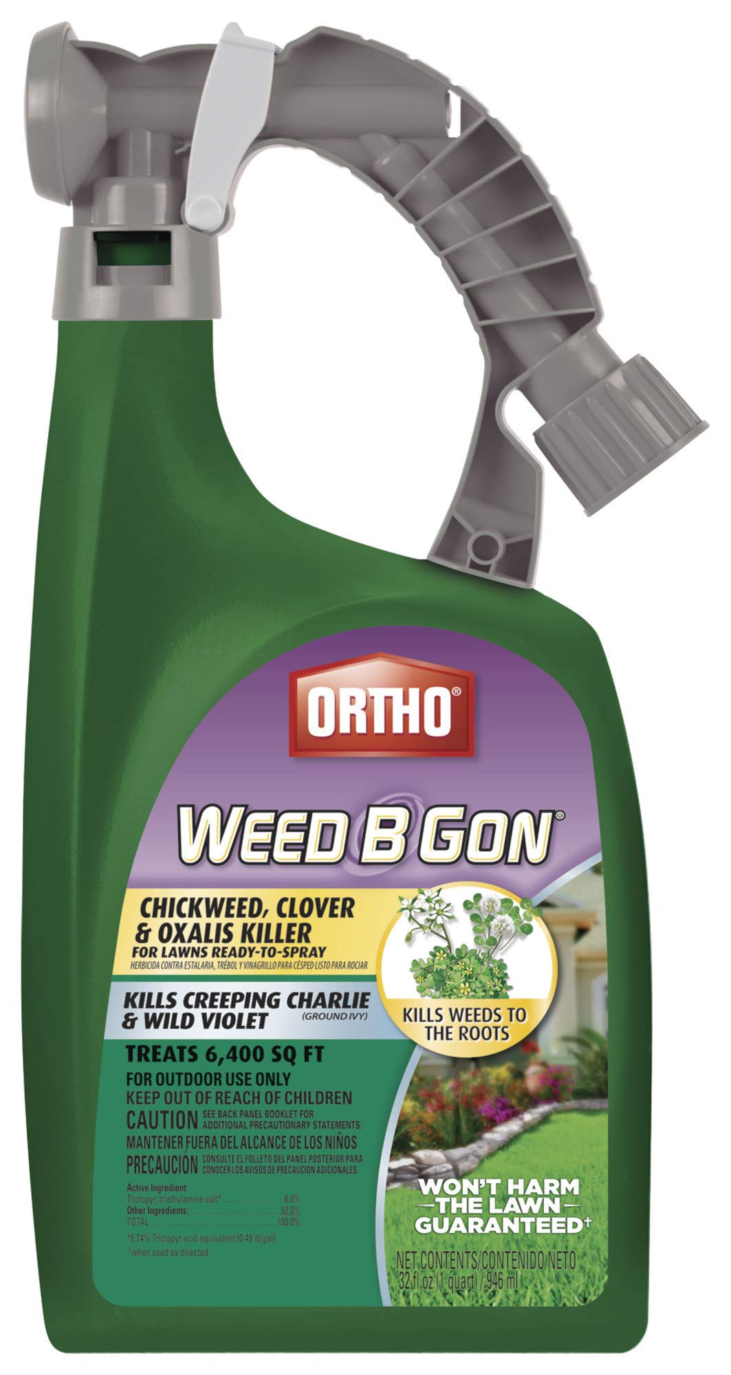 ORTHO Weed B Gon - Ready-to-Spray Chickweed Clover Oxalis Killer for ...