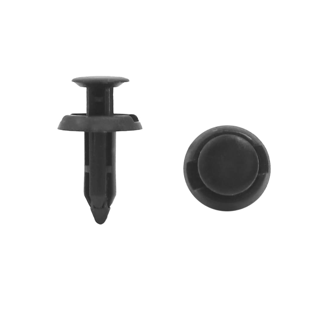 Unique Bargains 50pcs 6mm Hole Dia Plastic Fastener Door Panel Clips ...