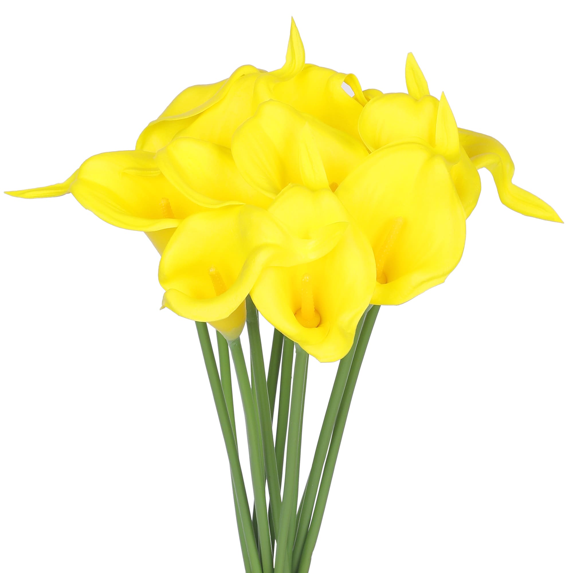 Unique Bargains Artificial Calla-Lily Flowers 12 Stem Bouquets ...