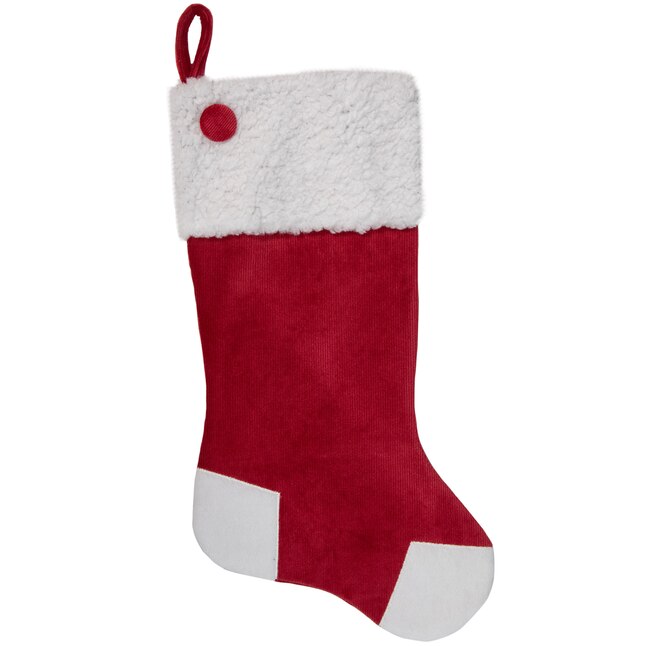 Northlight 20 5 In Red Fur Christmas Stocking In The Christmas