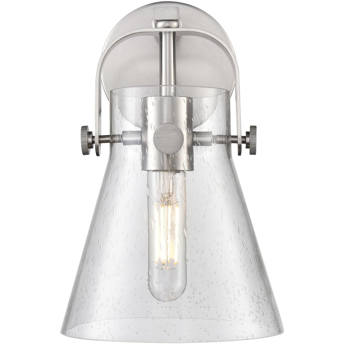 Innovations Lighting 423-1W-SN-G411-6SDY Pilaster II Cone Wall Sconce ...