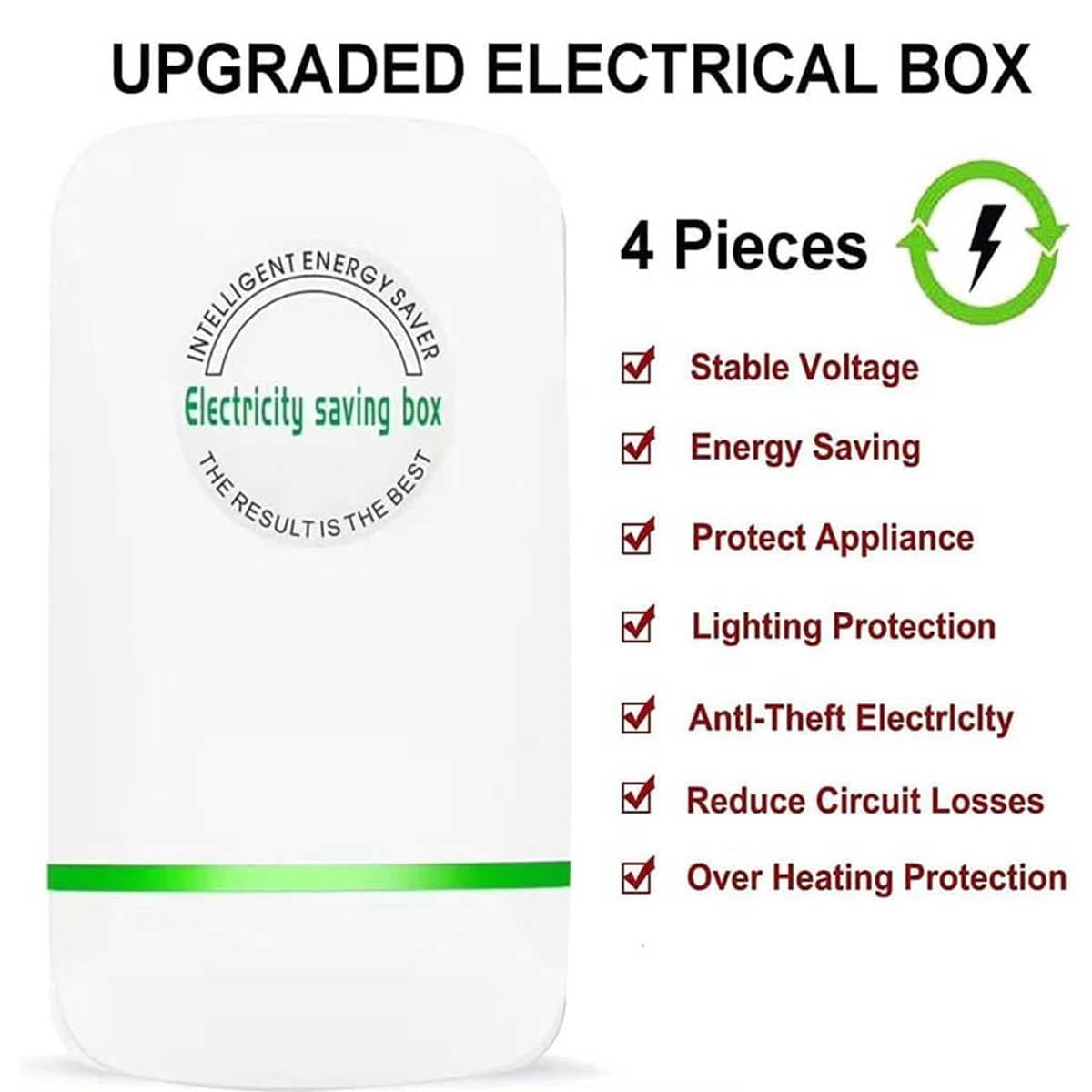 Aoibox Electricity Saving Box Stop Watt Energy Saver Device Power Strip ...