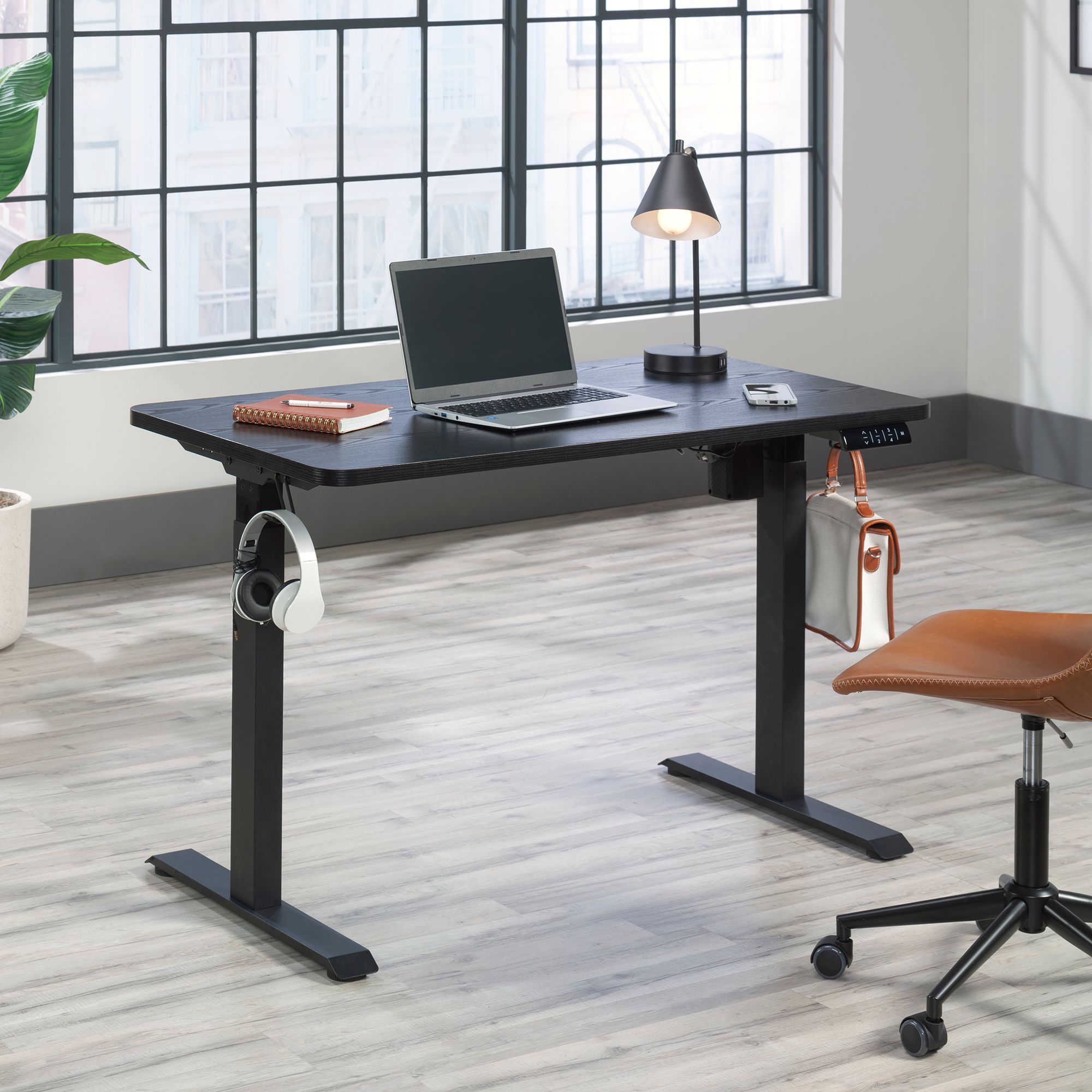 Sauder Miscellaneous Office Commercial Office Desk Black finish in the ...