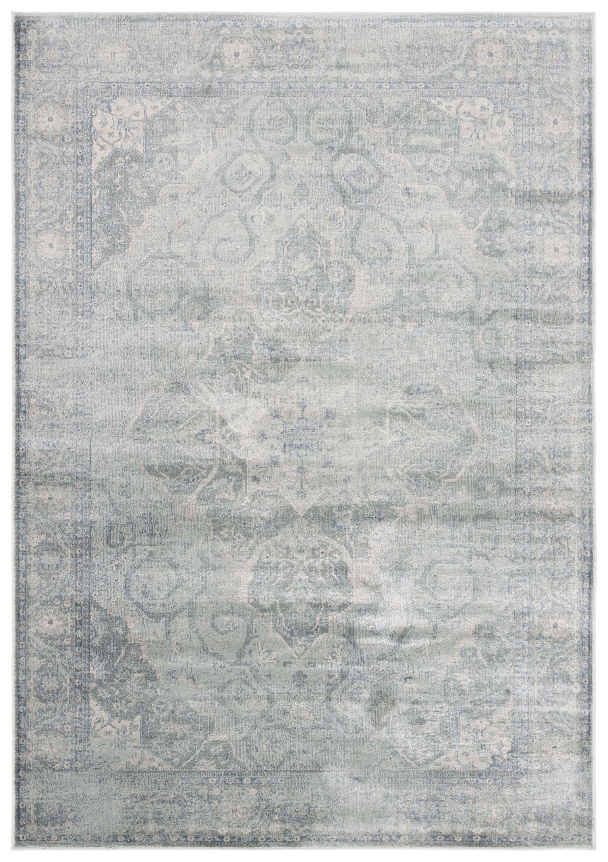 Safavieh Vintage 179-7660 Silver 5 x 8 Rectangular Area rug in the Rugs ...