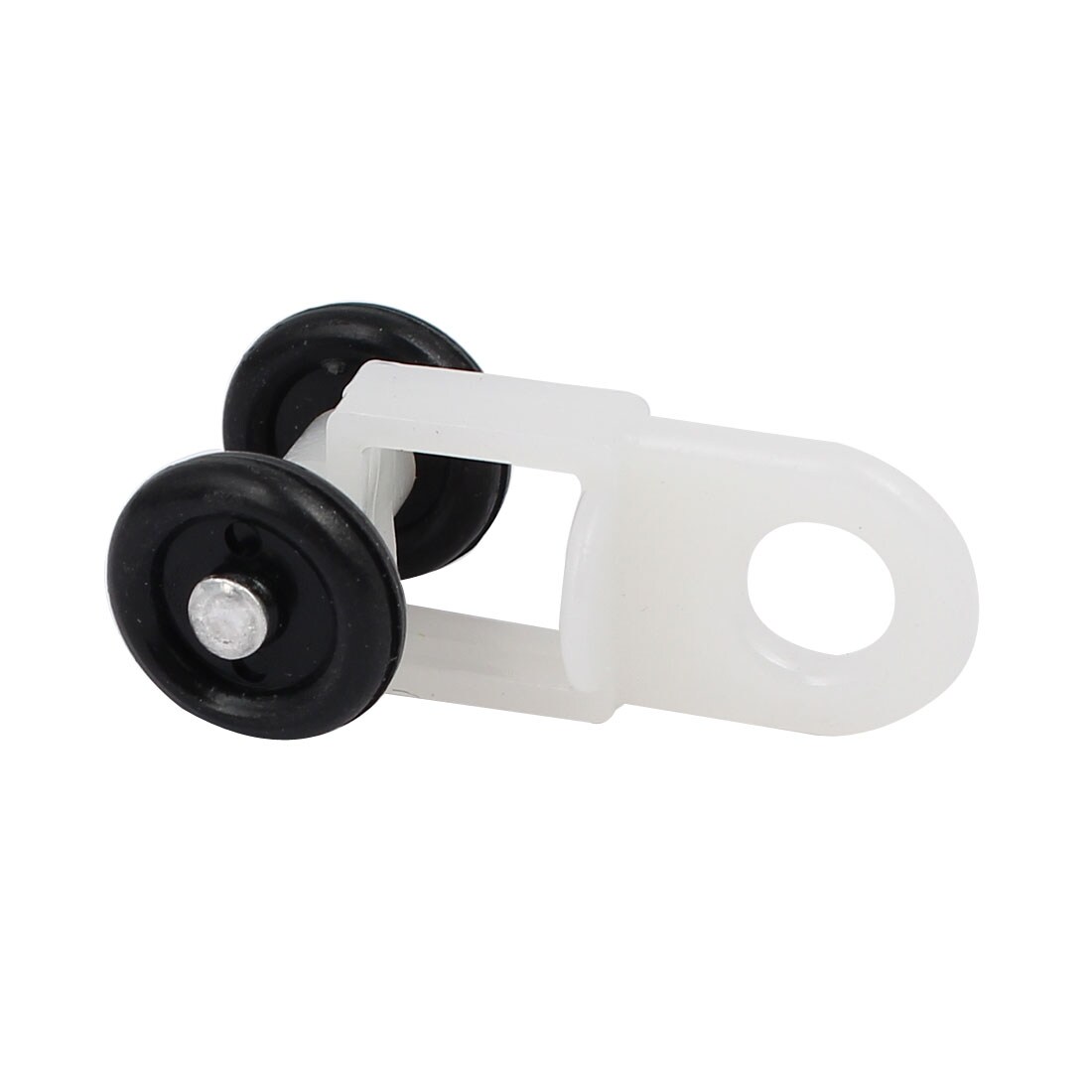 Unique Bargains 12.5mm Dia Twin Wheel Curtain Track Rail Rollers ...