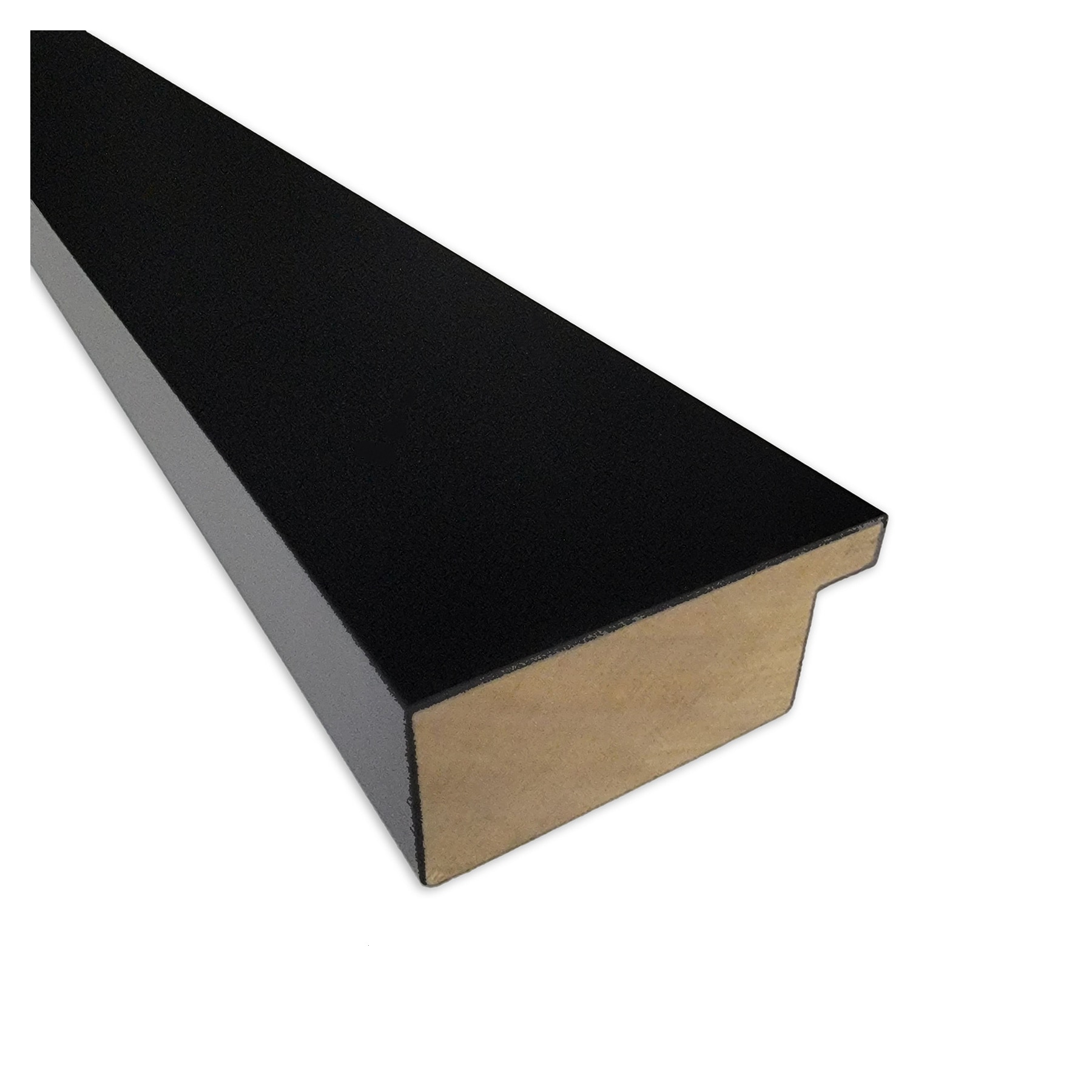 Amanti Art Basic Black Narrow Frame 23.25-in W x 23.25-in H Square ...