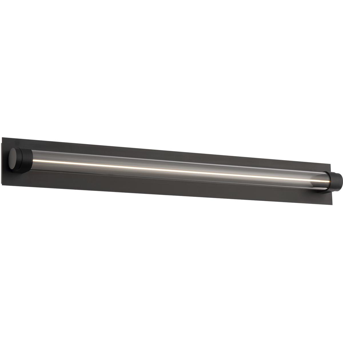 WAC Lighting WS-51327-BK Jedi LED 27 inch Black Bath Vanity and Wall ...