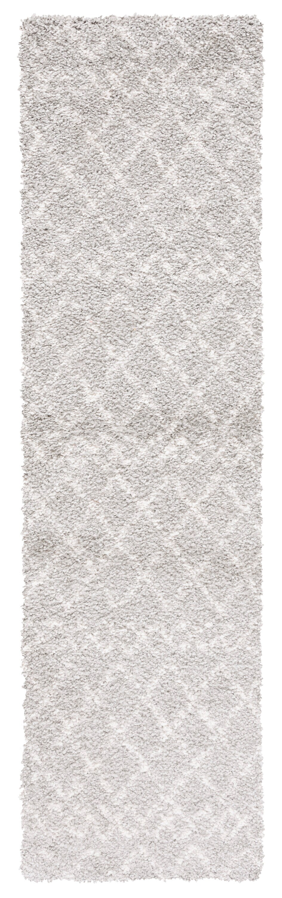 Safavieh Berber Shag 165B Light Grey Cream 2ft x 12ft in the Rugs department at Lowes.com