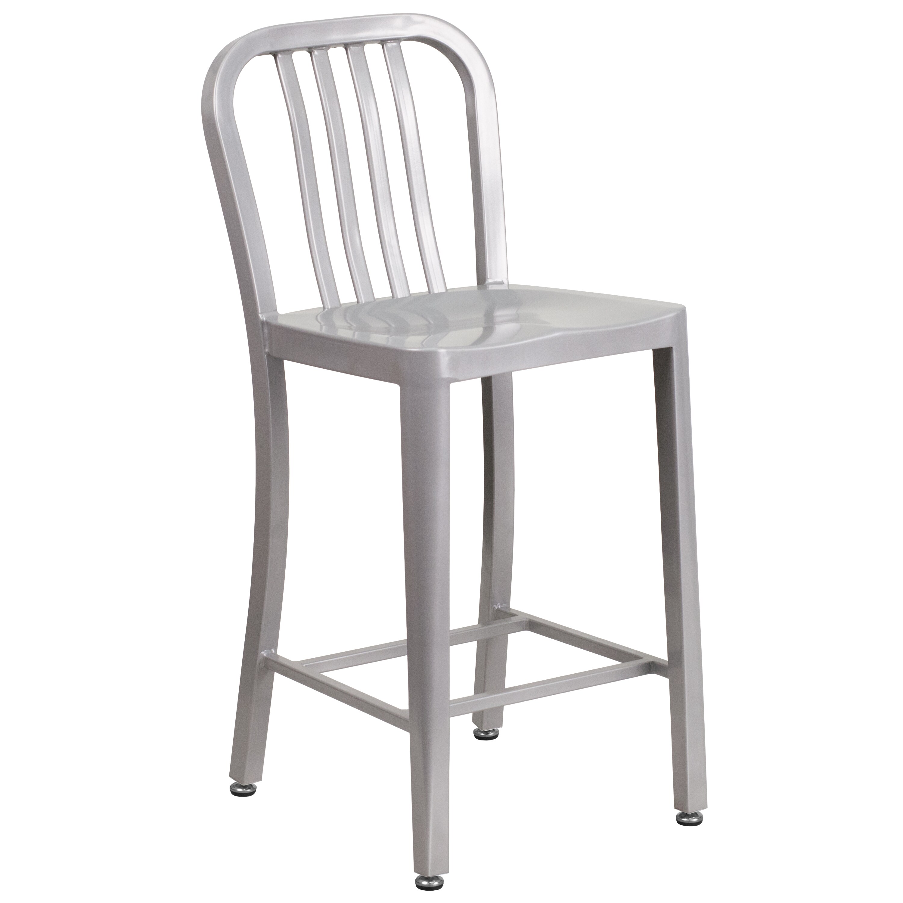 Stainless steel counter chairs store