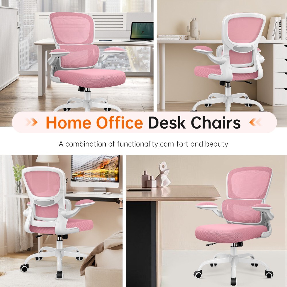 KERDOM Ergonomic Desk Chair with Adjustable Lumbar Support Mesh ...