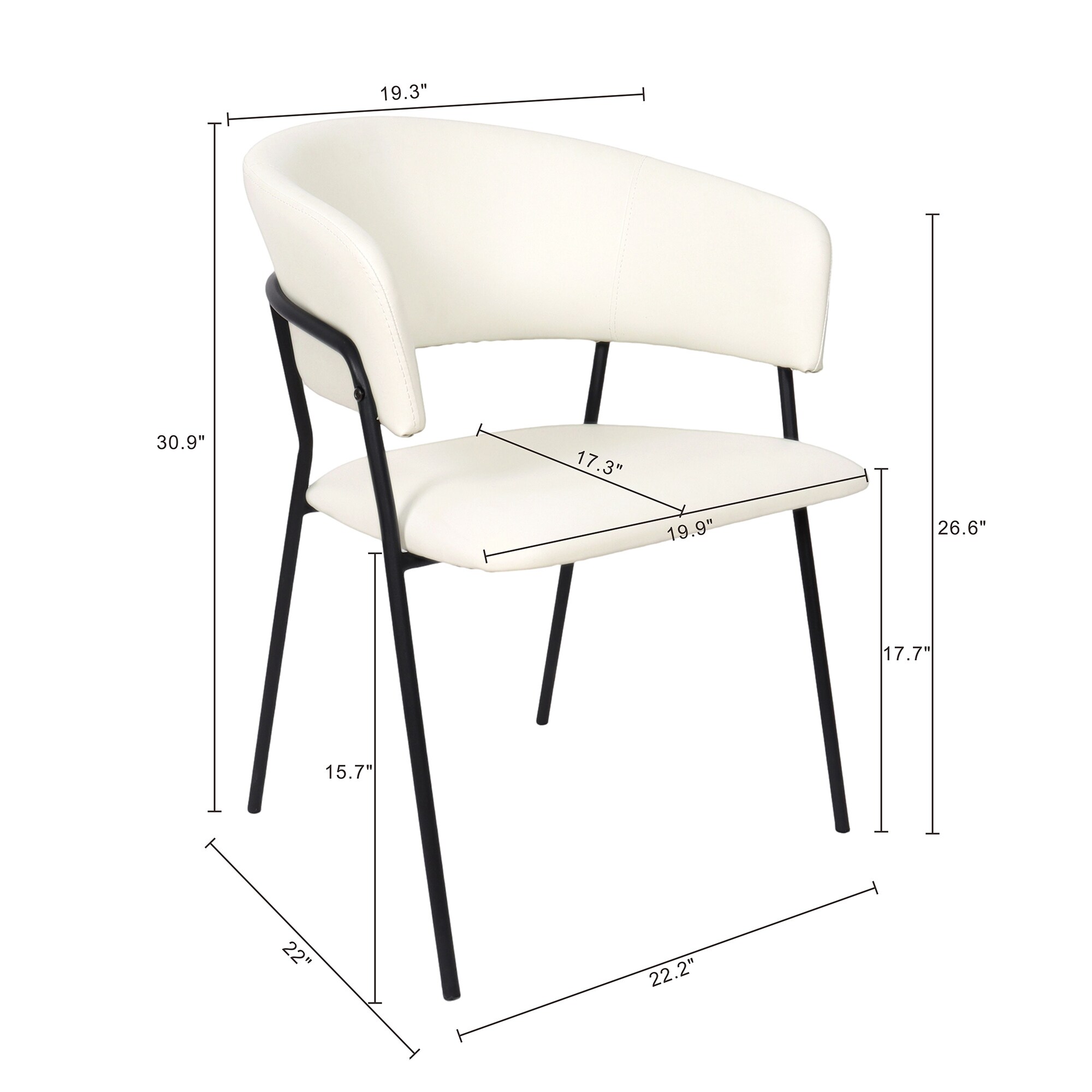 Manhattan Comfort Slate Contemporary/Modern Faux leather Upholstered ...