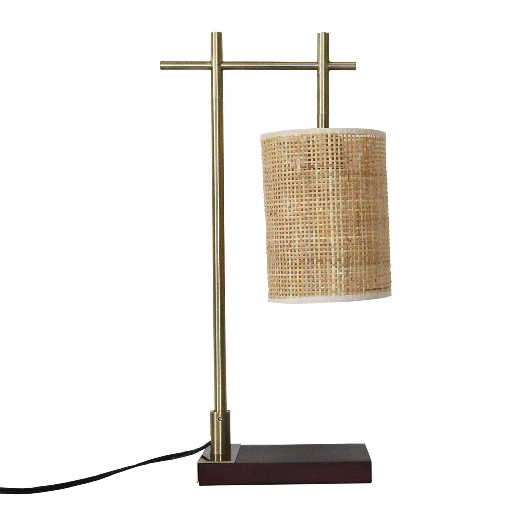 Tenleaf Dark Brown Moonstone Bedroom Table Lamp Nordic Home Creative ...