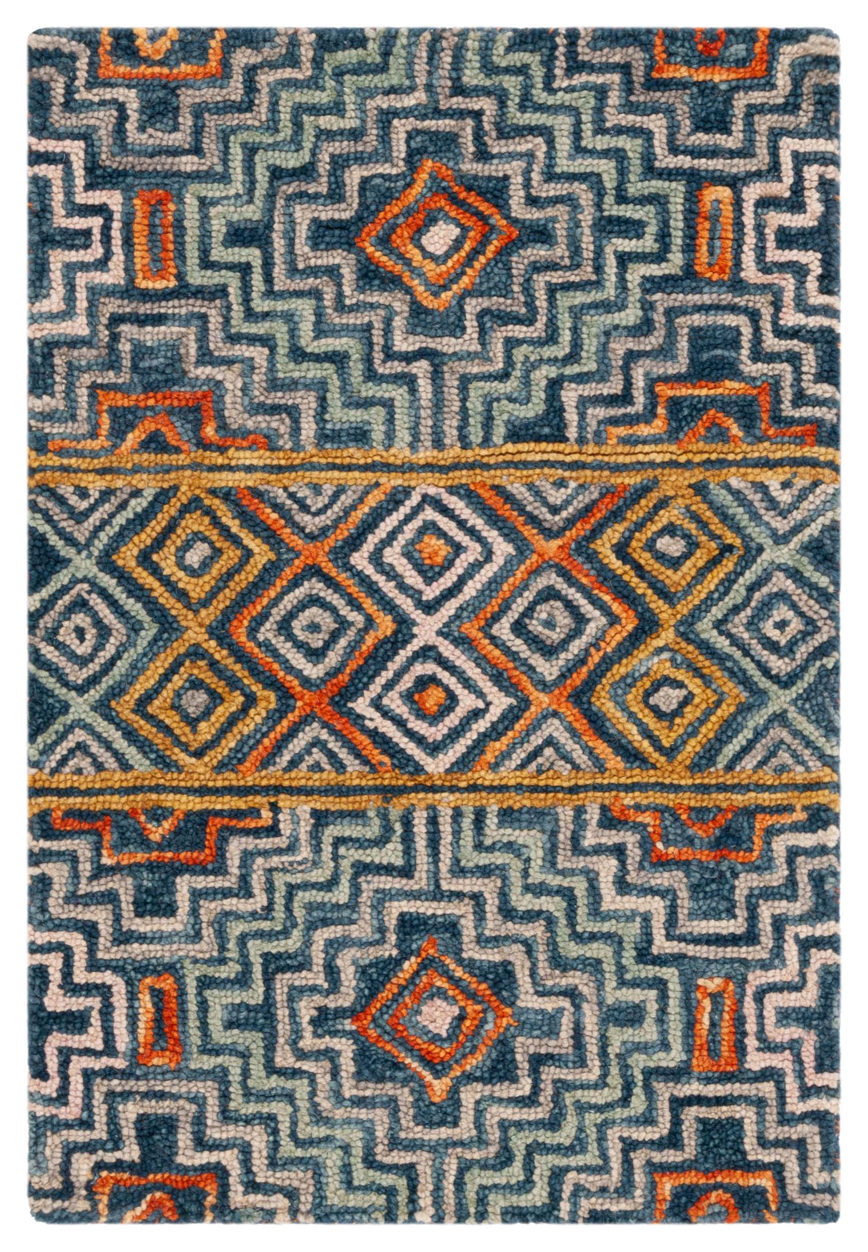 Safavieh Aspen 273M Blue Gold 2 x 3 Rectangular Area rug in the Rugs ...