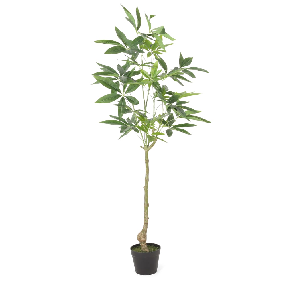 Wooakway 47 In. Artificial Pachira Macrocarpa Artificial Tree in the ...