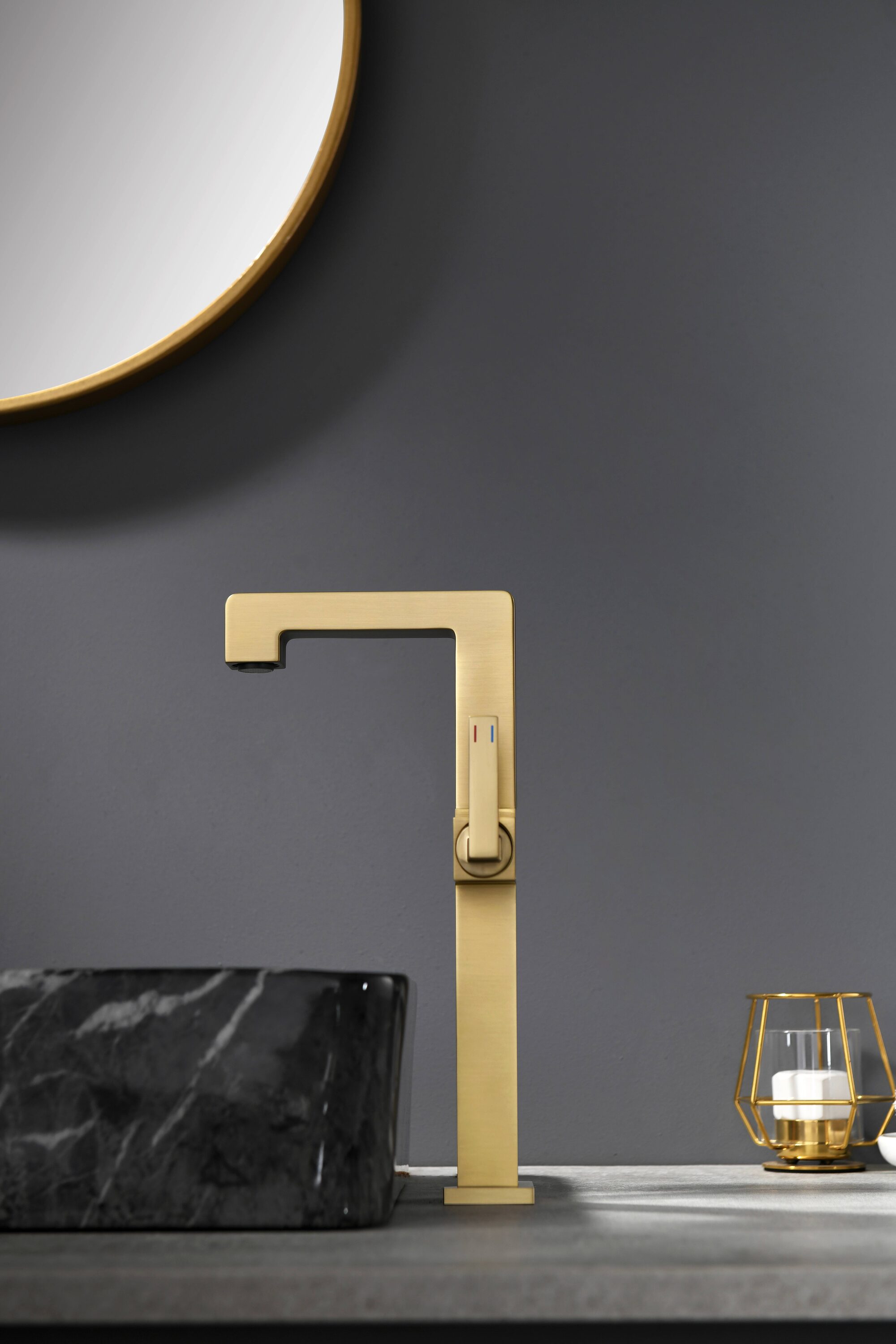 Misty Moon Brushed Gold Bathroom Faucet-A Luxurious Addition to Any ...
