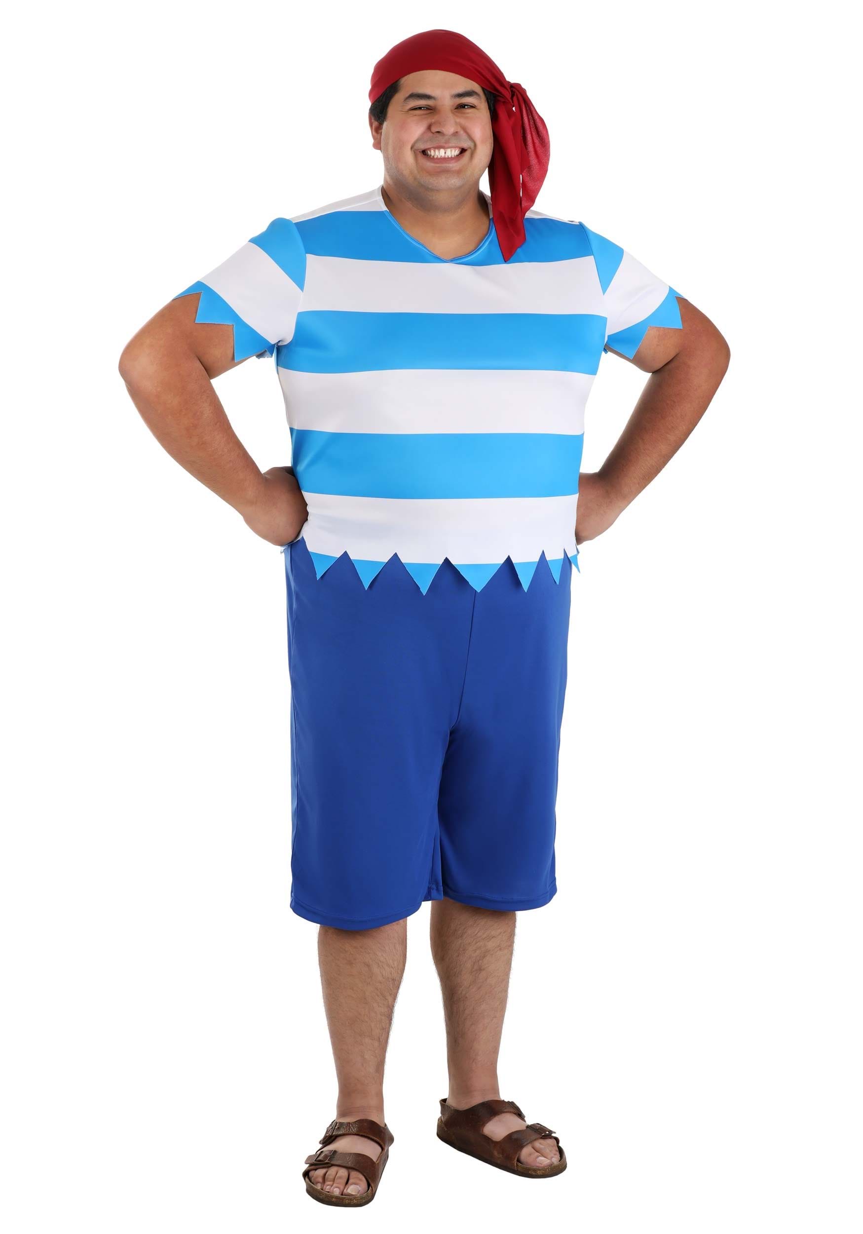 HalloweenCostumes.com FUN Costumes Plus Size First Mate Men's Costume ...
