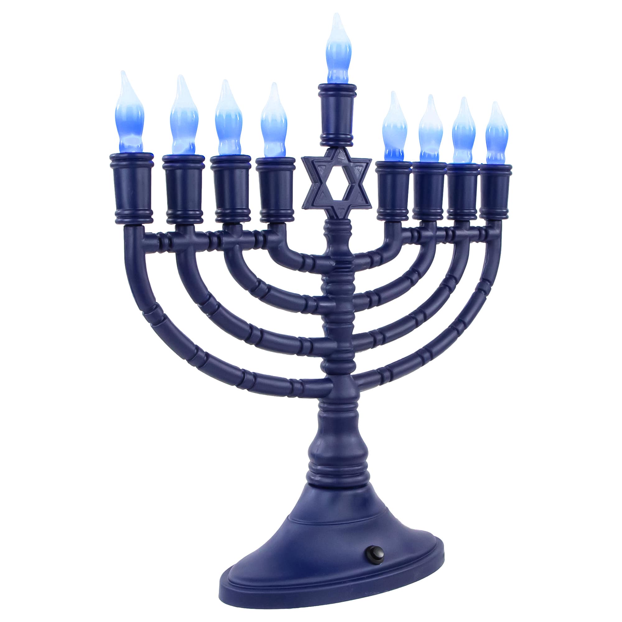 Rite Lite 15 inch Premium Blue Large LED Electric Menorah with ...