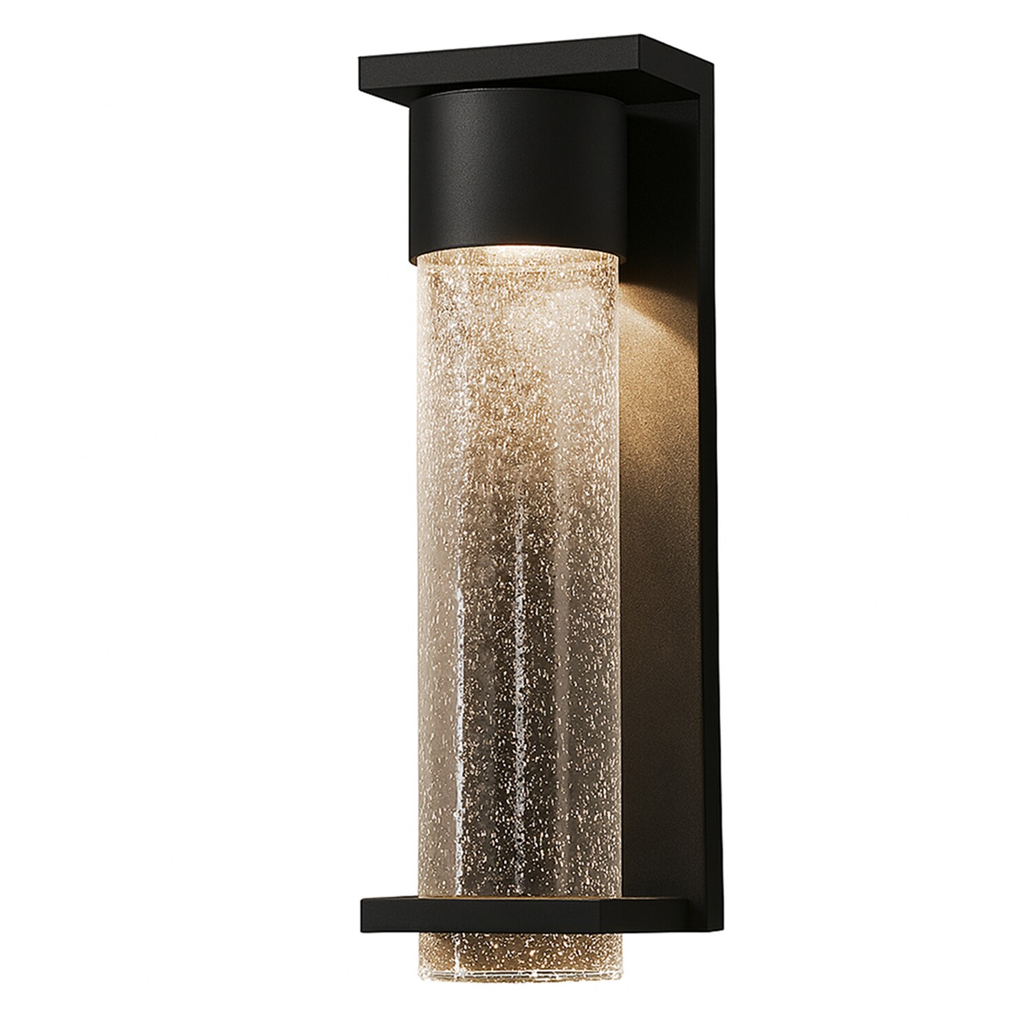 AFX Vasari 17-in H Black Hardwired Integrated LED Outdoor Wall Light in ...