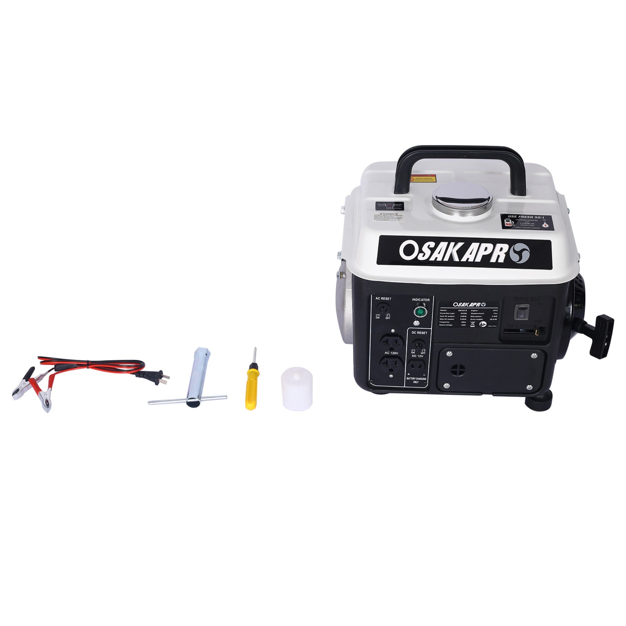 Boyel Living 71CC 2-Stroke Gas Powered Portable Generator 900W Peak ...