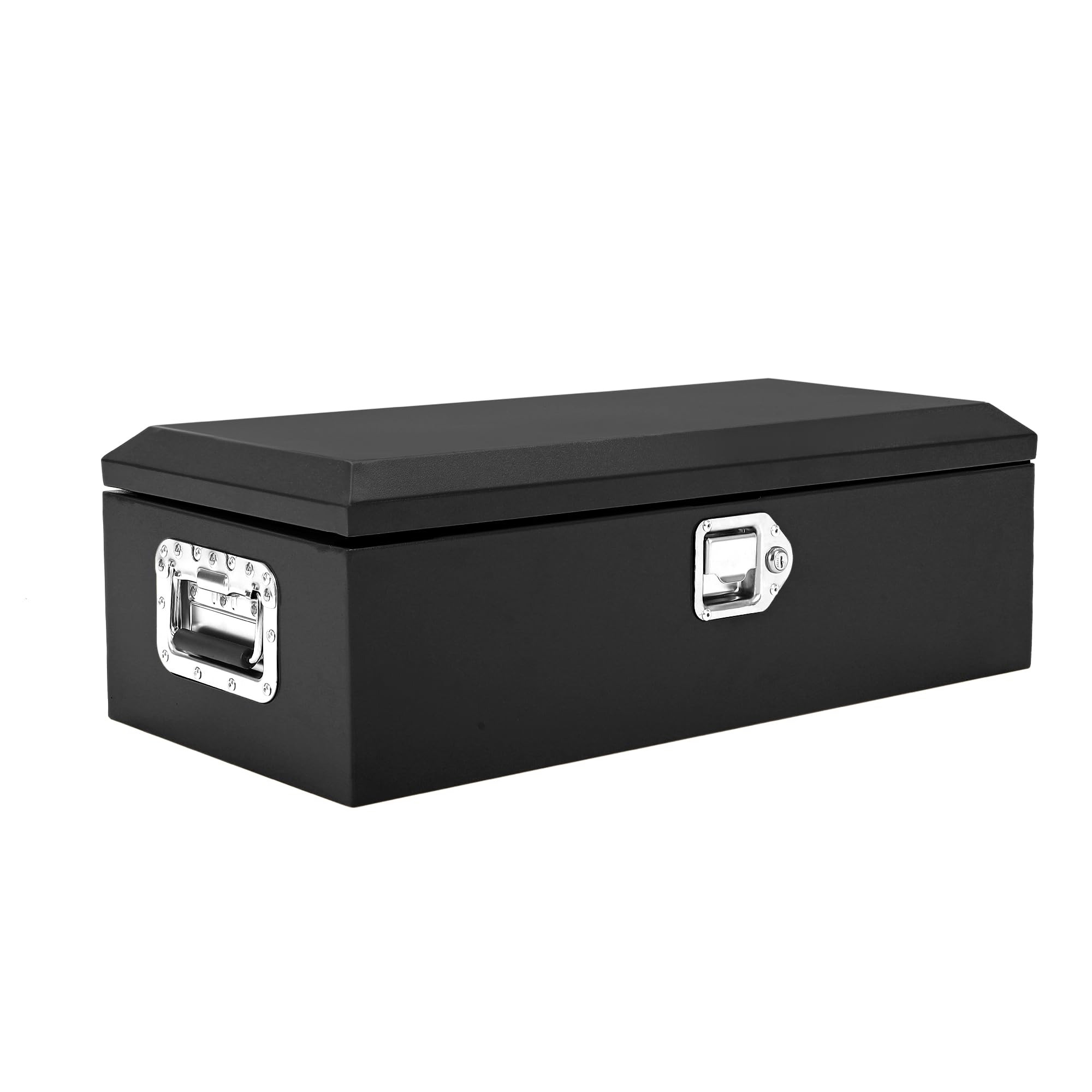 GarveeLife 39x13x10 In Black Steel Truck Bed Tool Box Diamond Plate ...