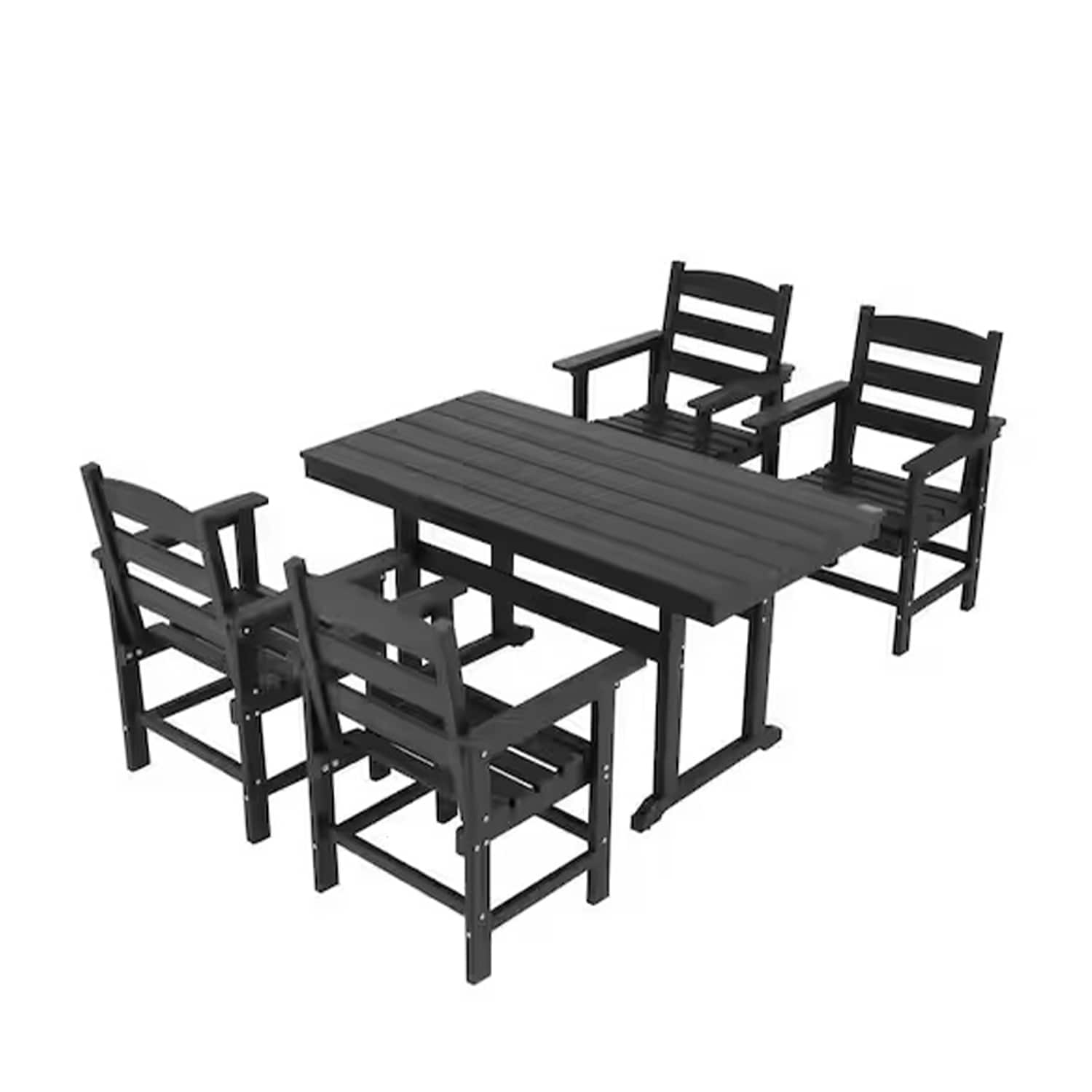 HDPE Patio Dining Sets Plastic Patio Dining Sets at Lowes.com