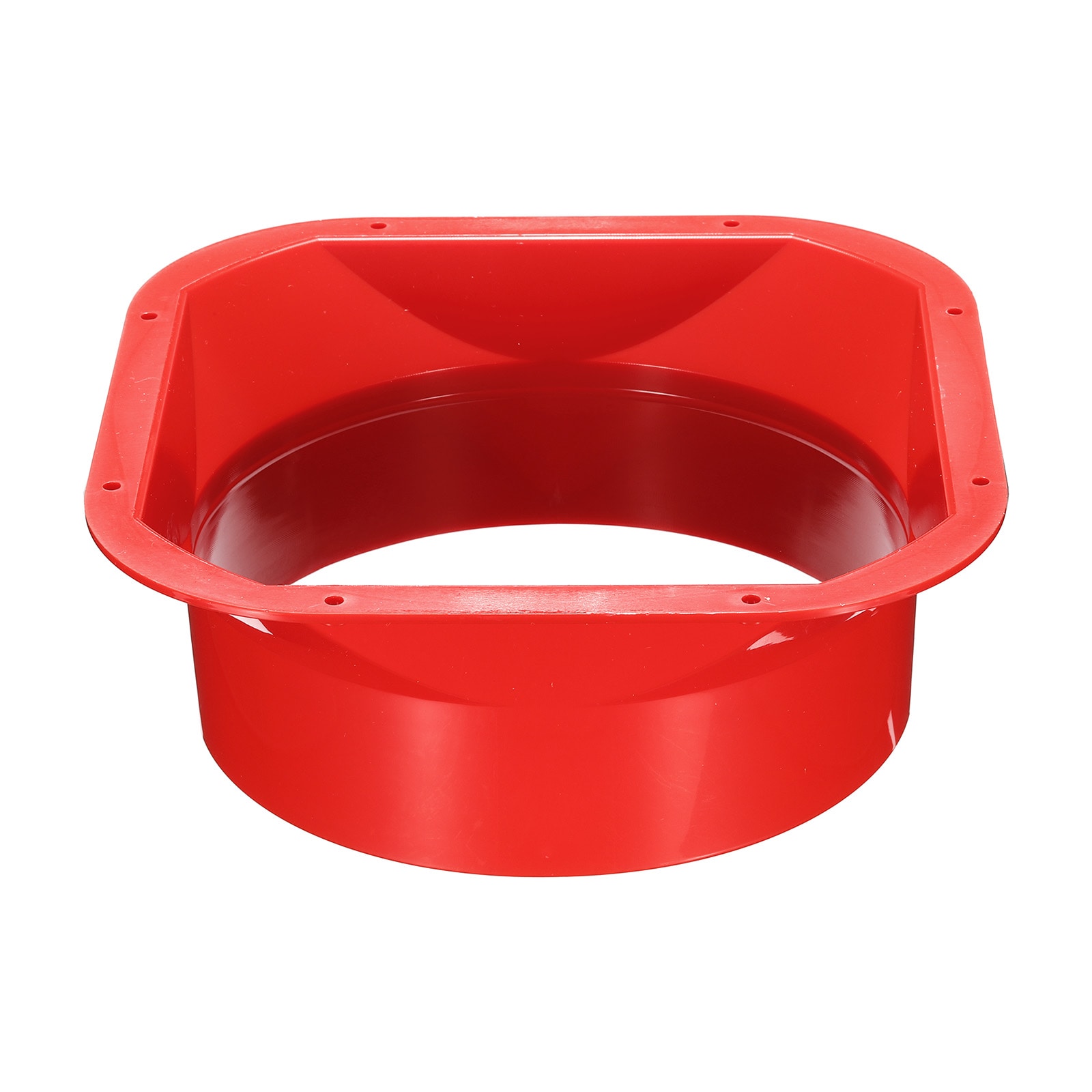 PATIKIL 8 inch Duct Connector Flange Exhaust Hose Flange ABS Square ...