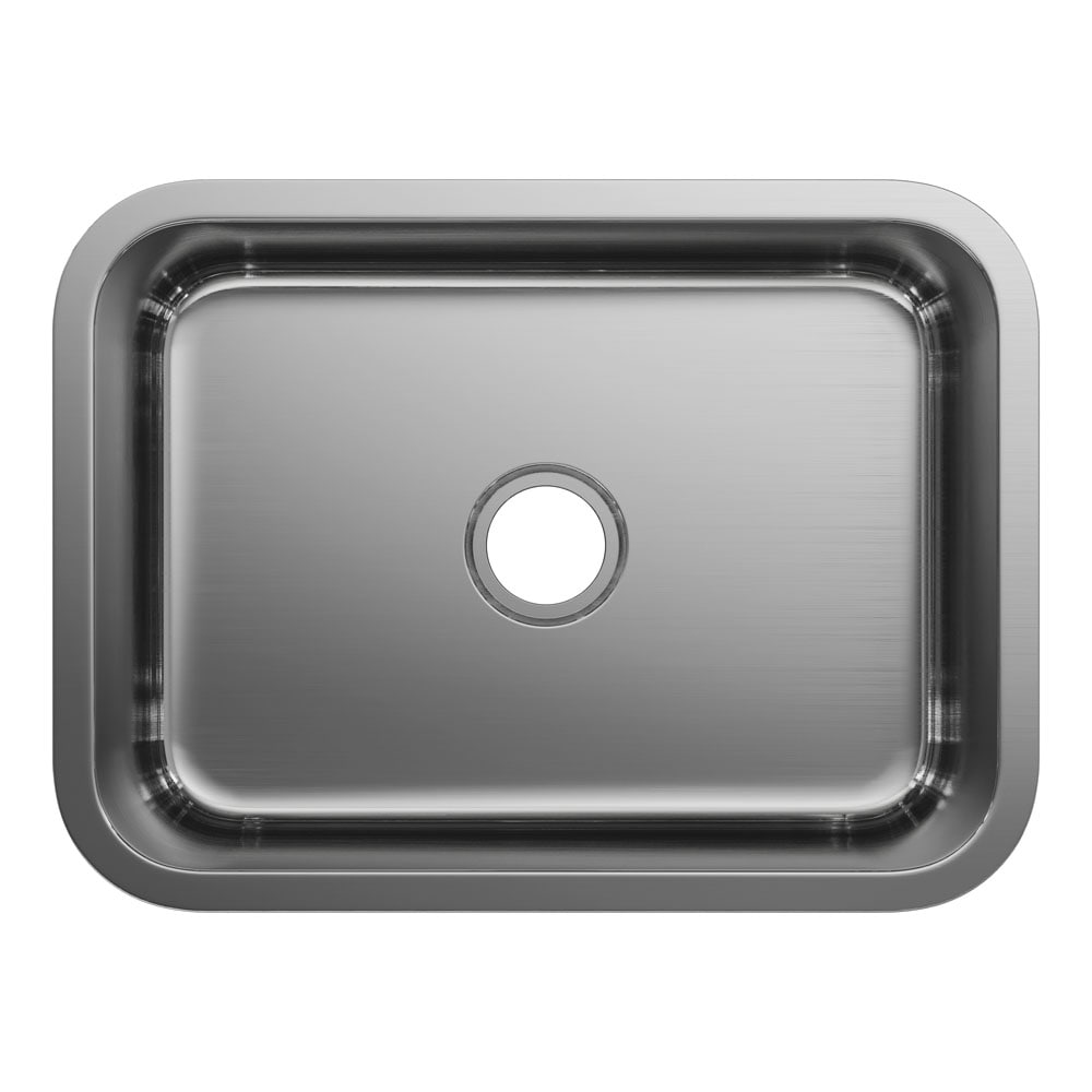 PROFLO Plomosa Undermount 23.38-in x 17.75-in Stainless steel Single ...