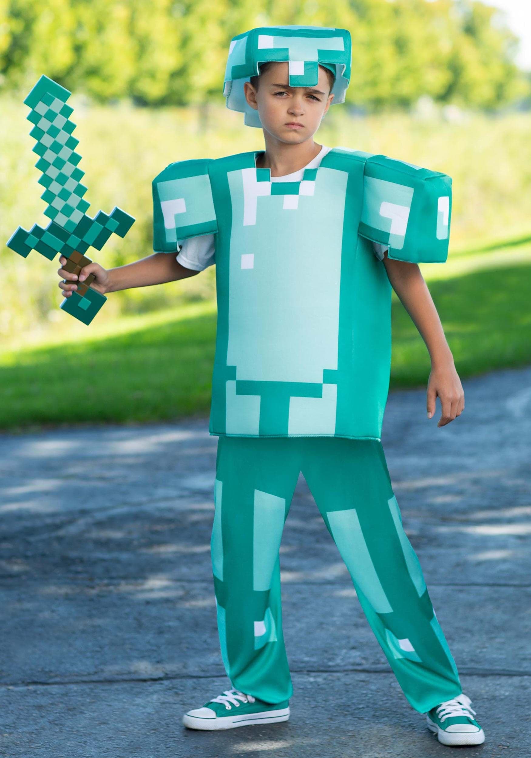 Disguise Deluxe Minecraft Armor Costume for Kids 3T/4T in the Costumes ...