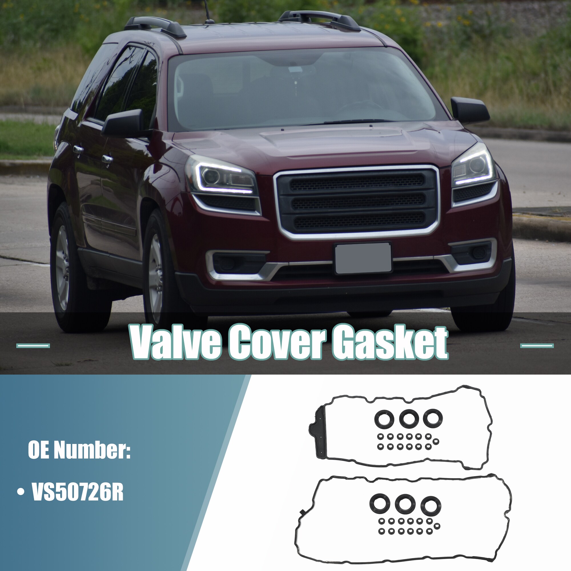 Unique Bargains 1set Valve Cover Gasket No.VS50726R/12641261/12595106 ...