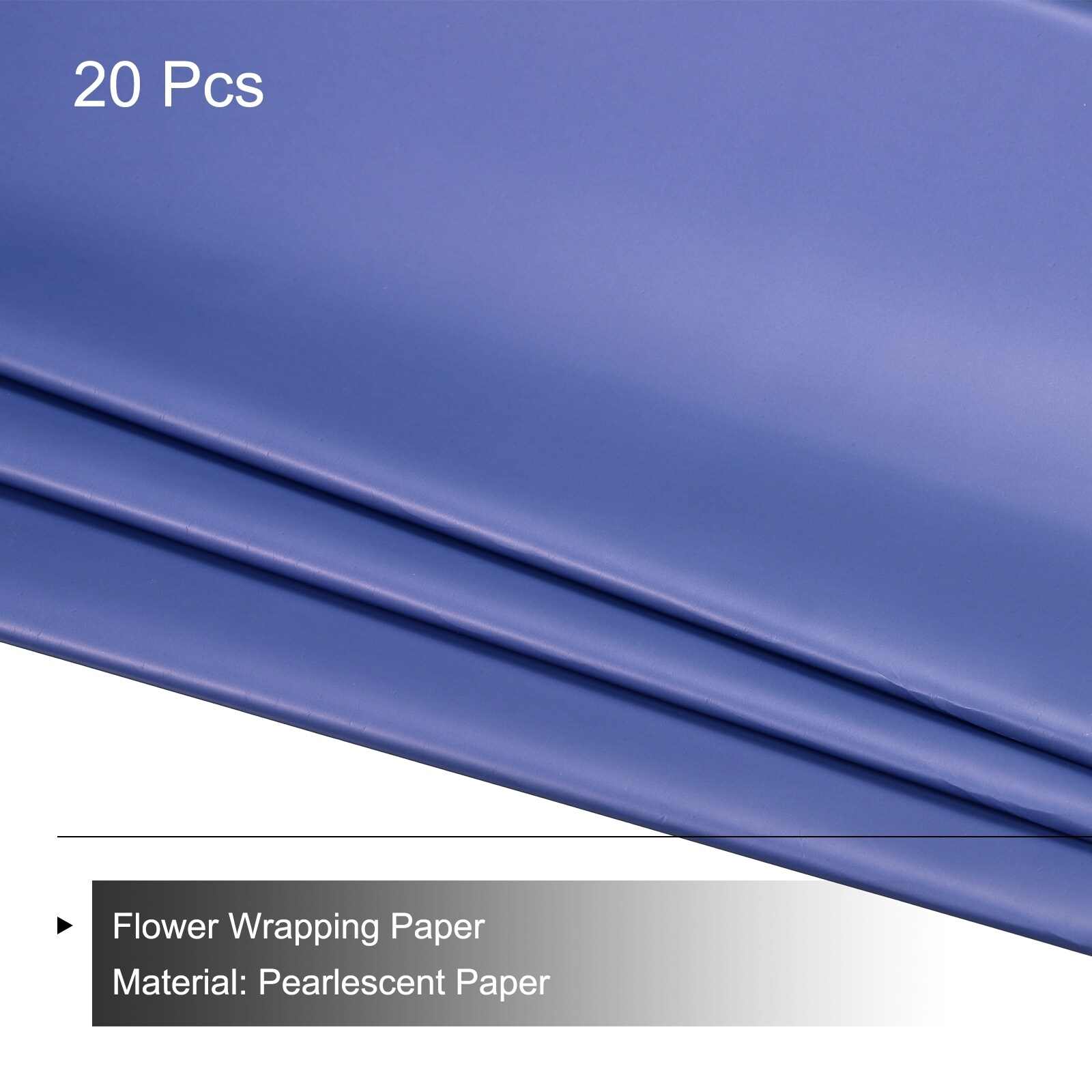 Unique Bargains 20pcs Flower Wrapping Paper 22.8x22.8 Inch Waterproof ...