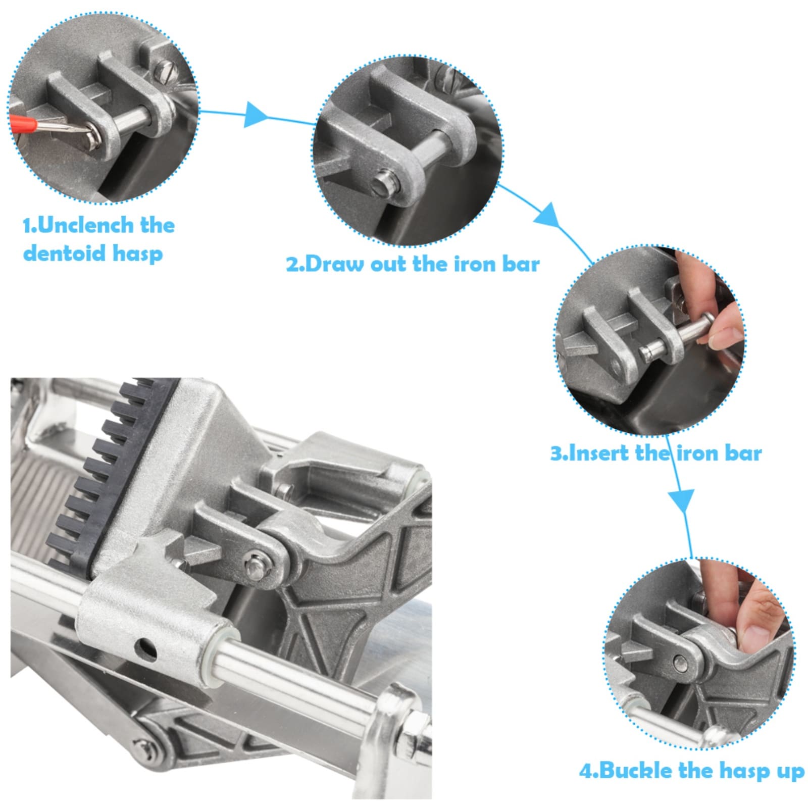 ROVSUN Commercial Vegetable Chopper French Fry Cutter Stainless Steel ...