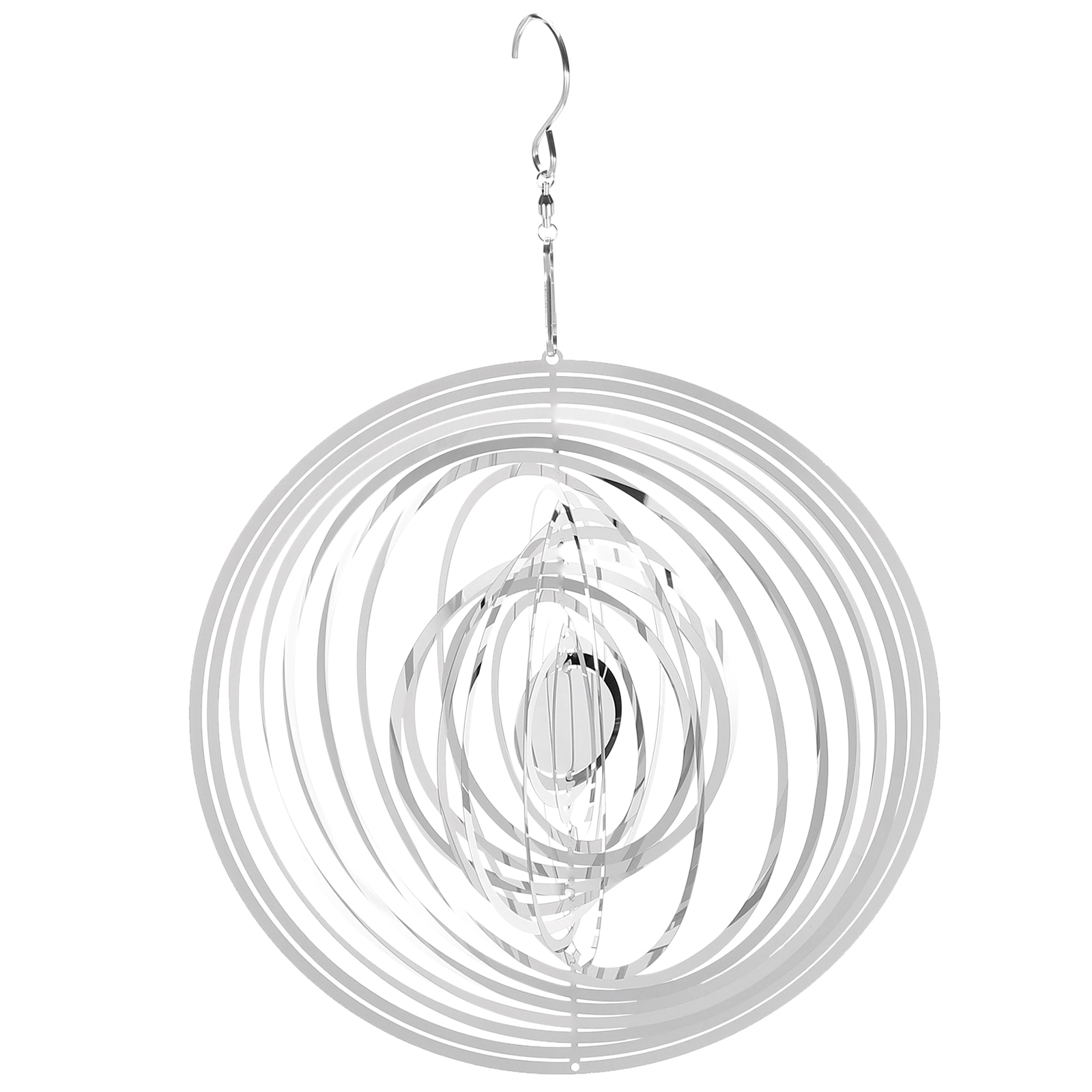 Harfington Wind Spinner Circular 7.87x11.02 Inch Stainless Steel ...
