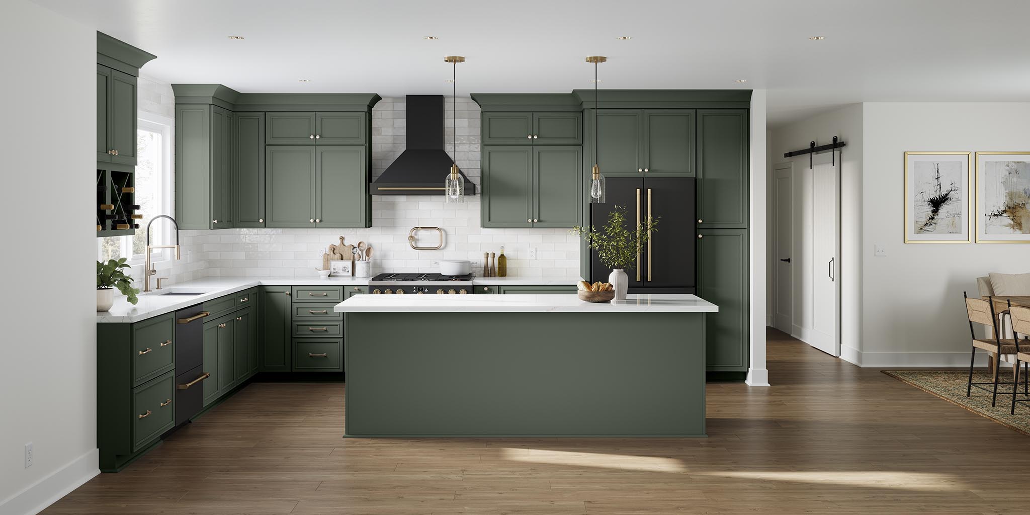 Shenandoah Irvington 36-in W x 34.5-in H x 24-in D Sage Painted Sink ...