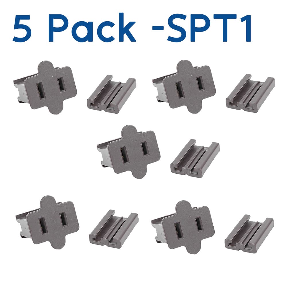 Novelty Lights SPT1 Female Vampire Socket 5 Pack Brown Simple Slide-On ...