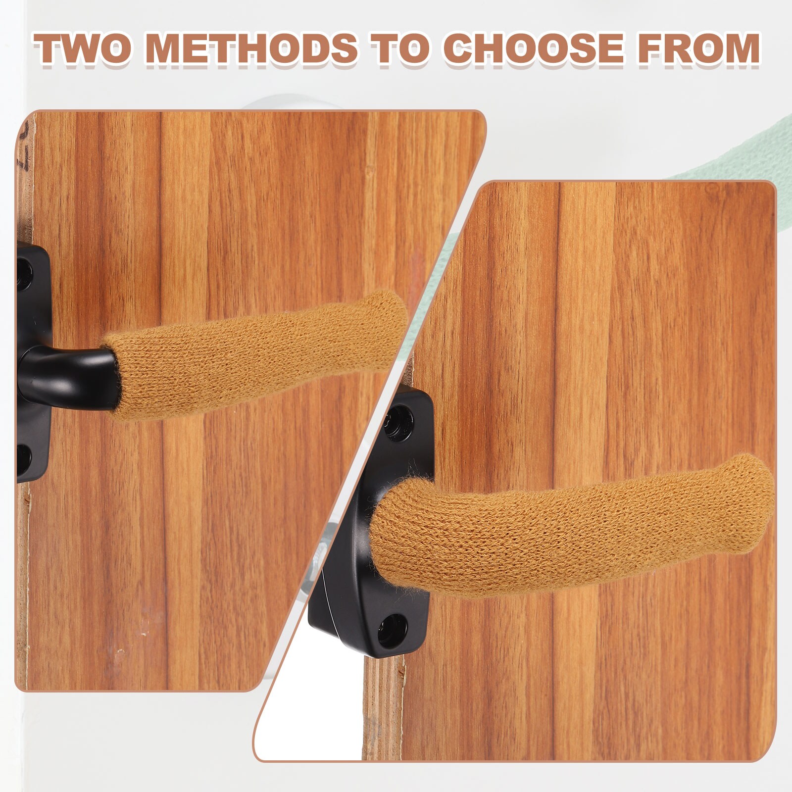 PATIKIL 8pcs Door Handle Cover Extended Knitted Door Knob Covers ...