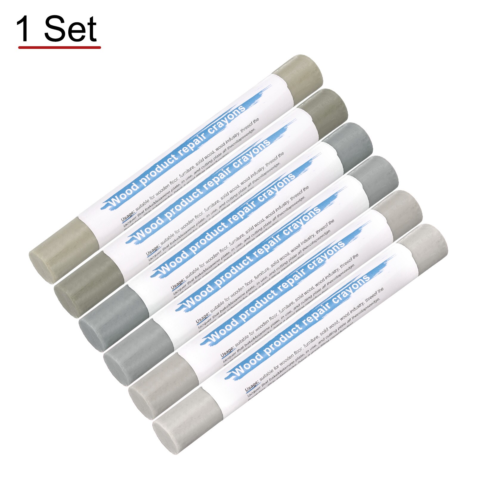 Harfington Wood Filler Sticks 6 Colors Wooden Wax Touch Up Furniture ...