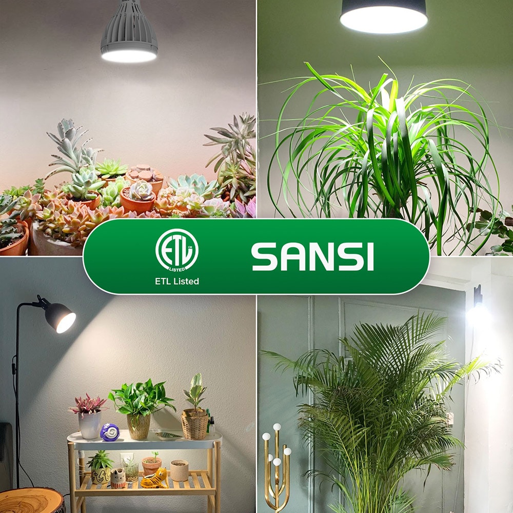 SANSI 3.27-in 1-Light White 32-Watt Full Spectrum LED Grow Light Kit 01 ...
