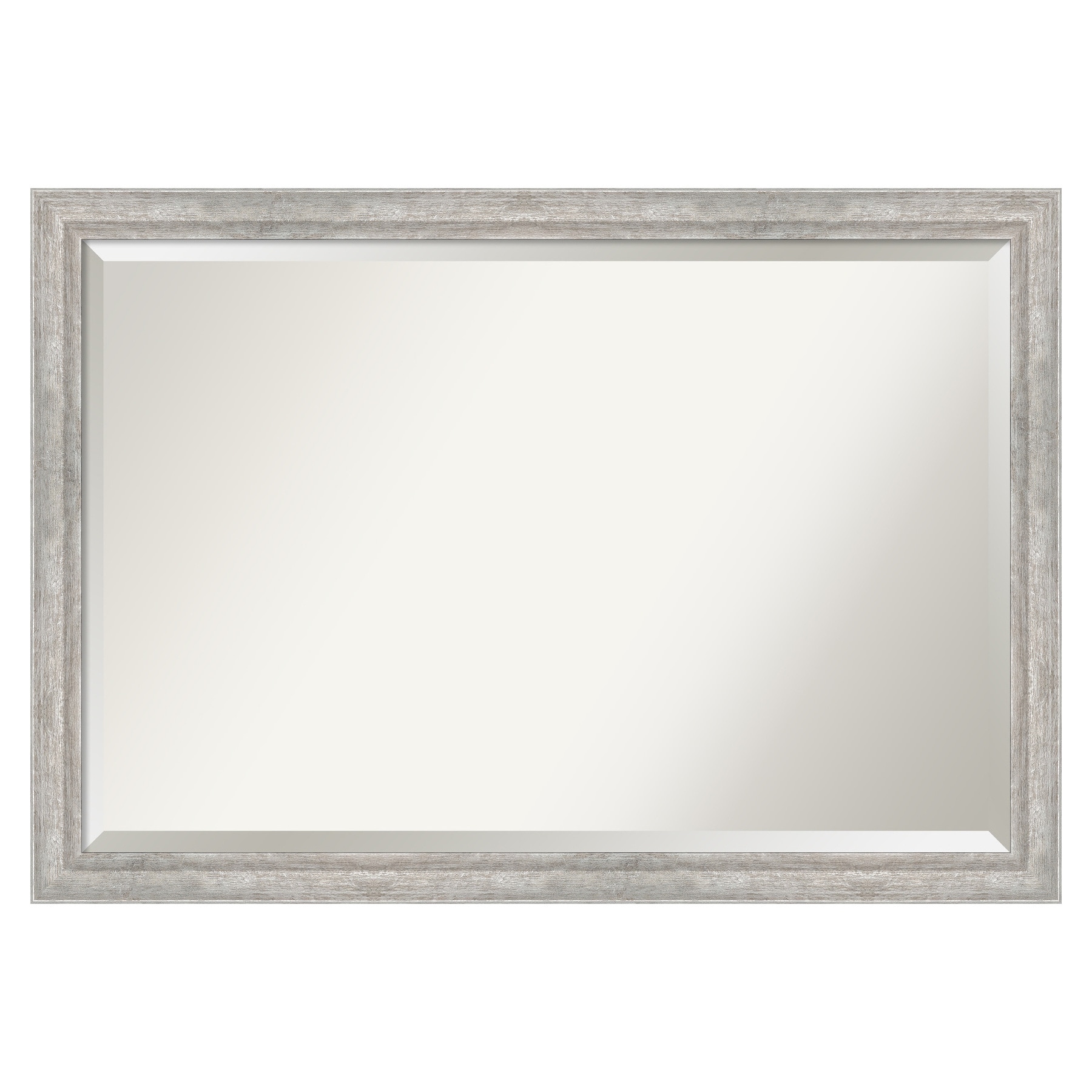 Amanti Art Angled Silver Frame 39.25-in W x 27.25-in H Angled Silver ...